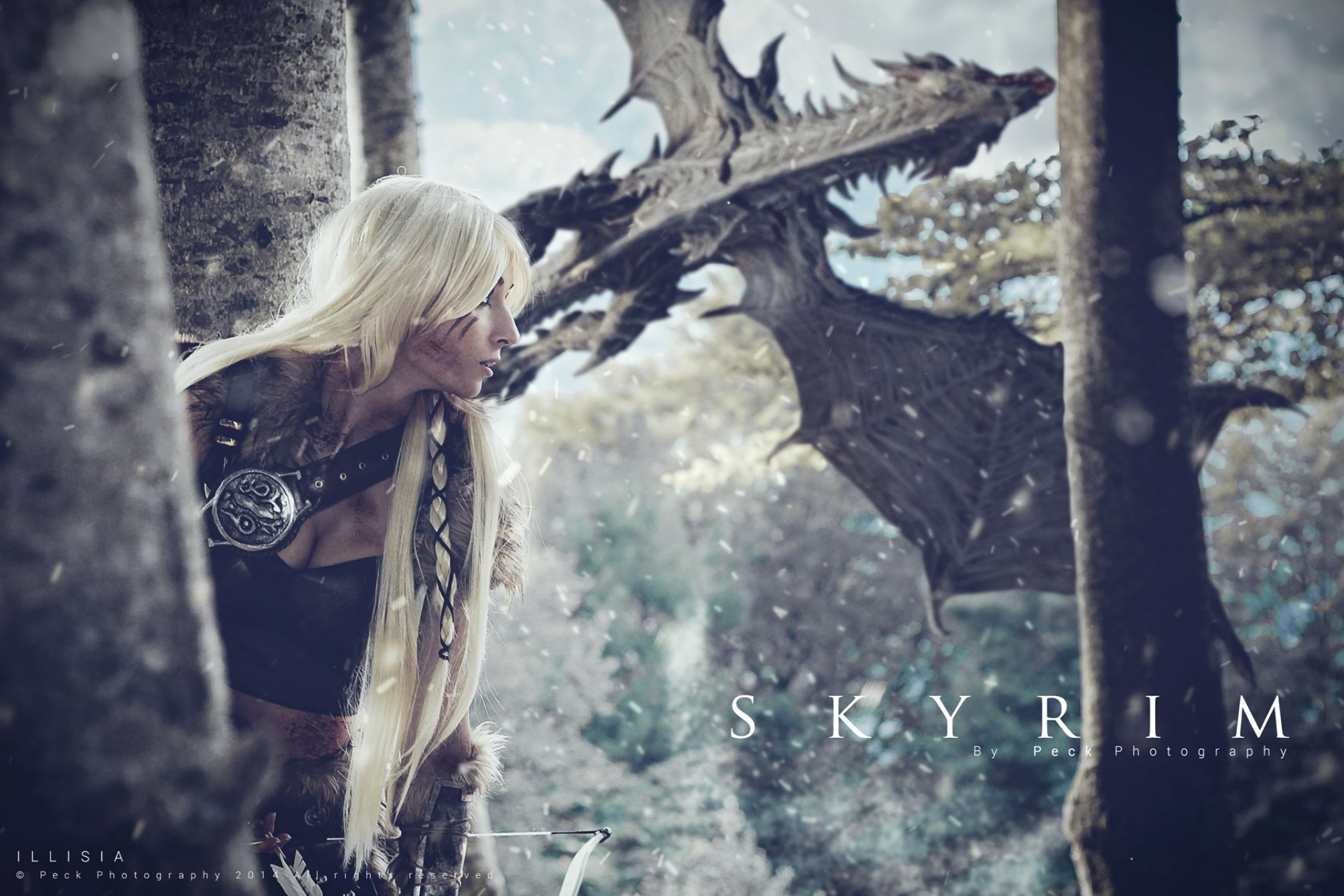 Skyrim HD Wallpaper: Epic Cosplay of a Warrior Woman by PECKPHOTOGRAPHY