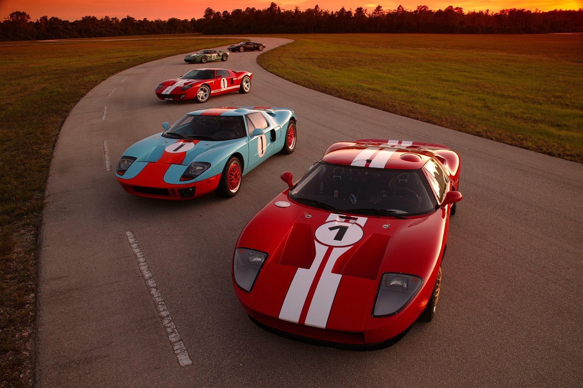 Download Race Car Car Ford Vehicle Ford GT HD Wallpaper