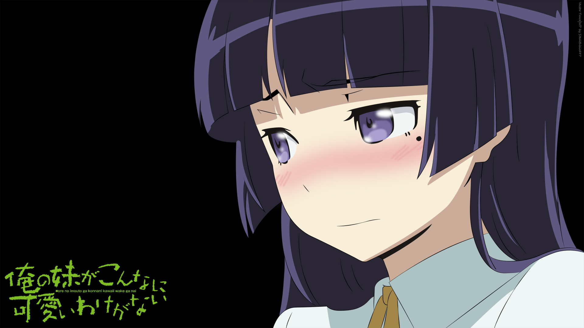 Oreimo Elegance: 4K Ultra HD Anime Wallpaper