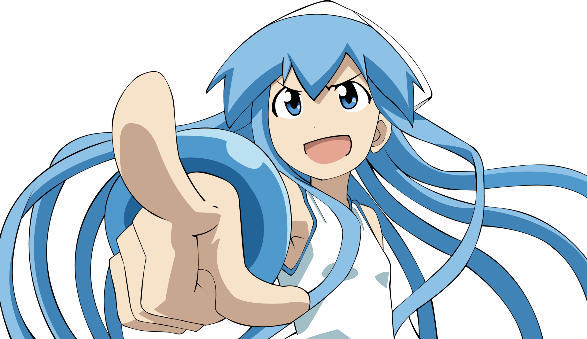 Download Anime Squid Girl HD Wallpaper