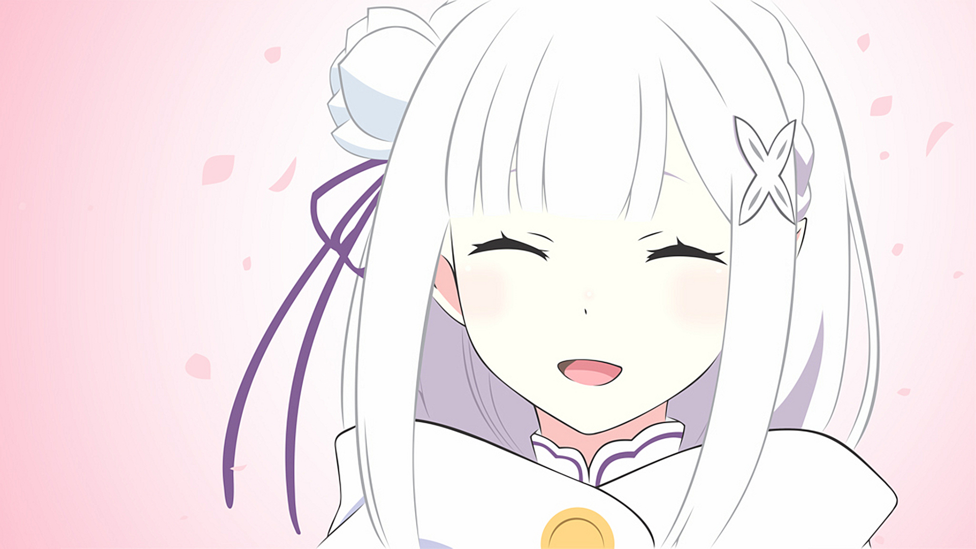 Emilia Smiles Bright – HD Anime Wallpaper from Re:Zero Starting Life in ...