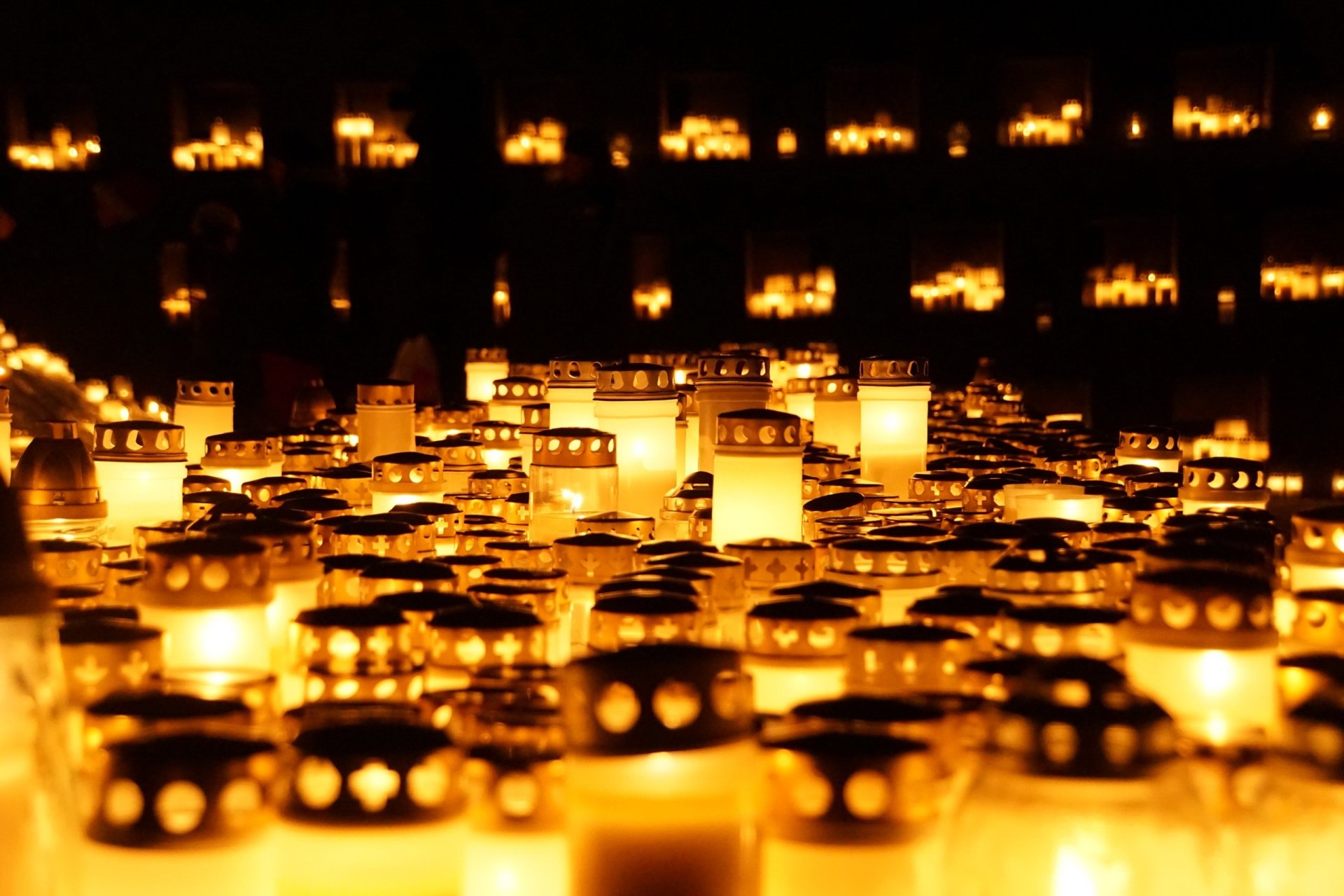 Radiant Night Lanterns: A Stunning HD Glow of Man-Made Light ...