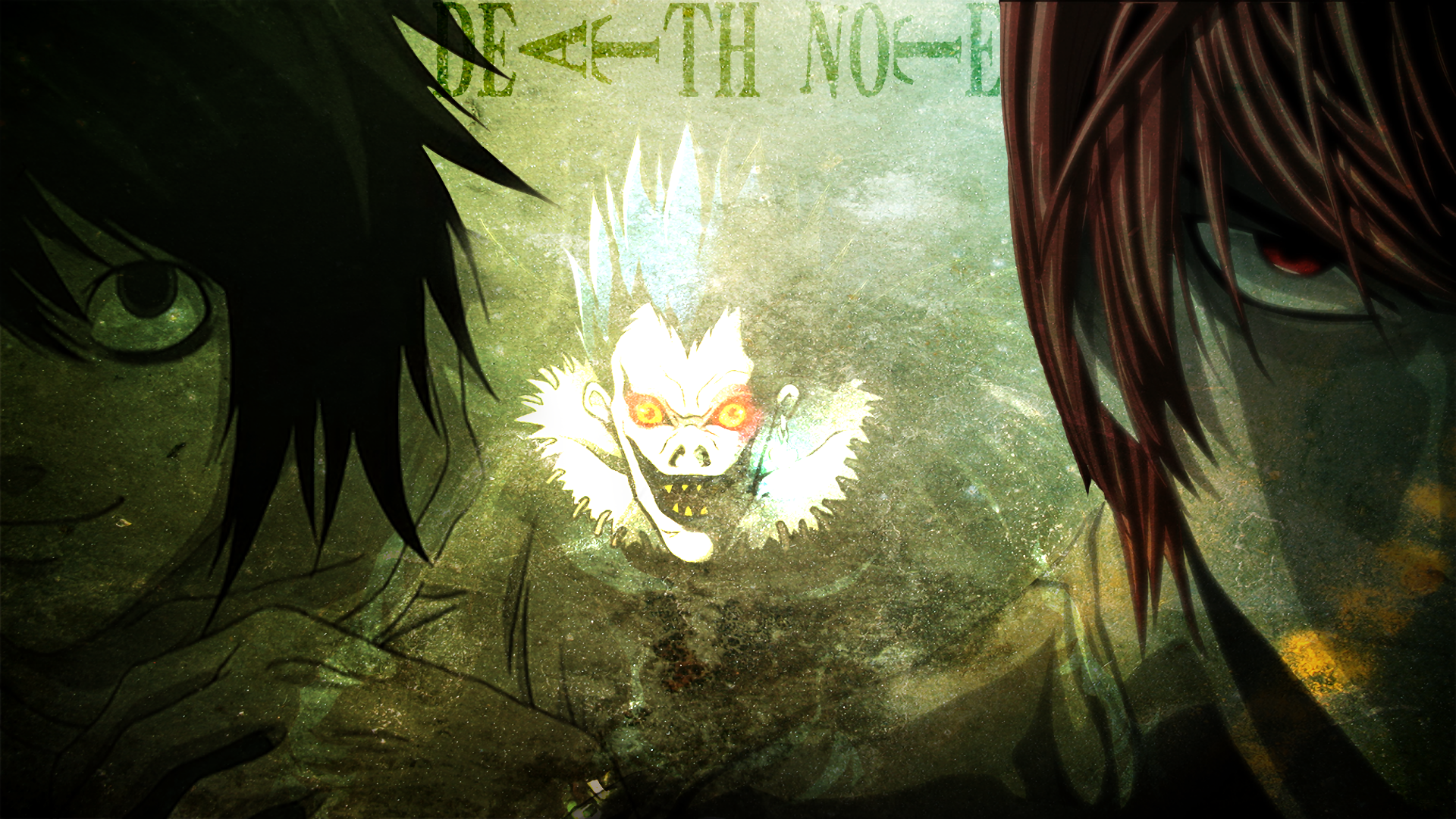 Death Note Anime HD Wallpaper – Shadows of Light and Darkness