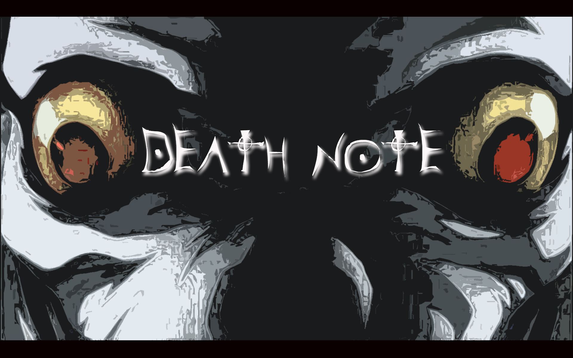 Death Note HD: Intense Anime Eyes Wallpaper