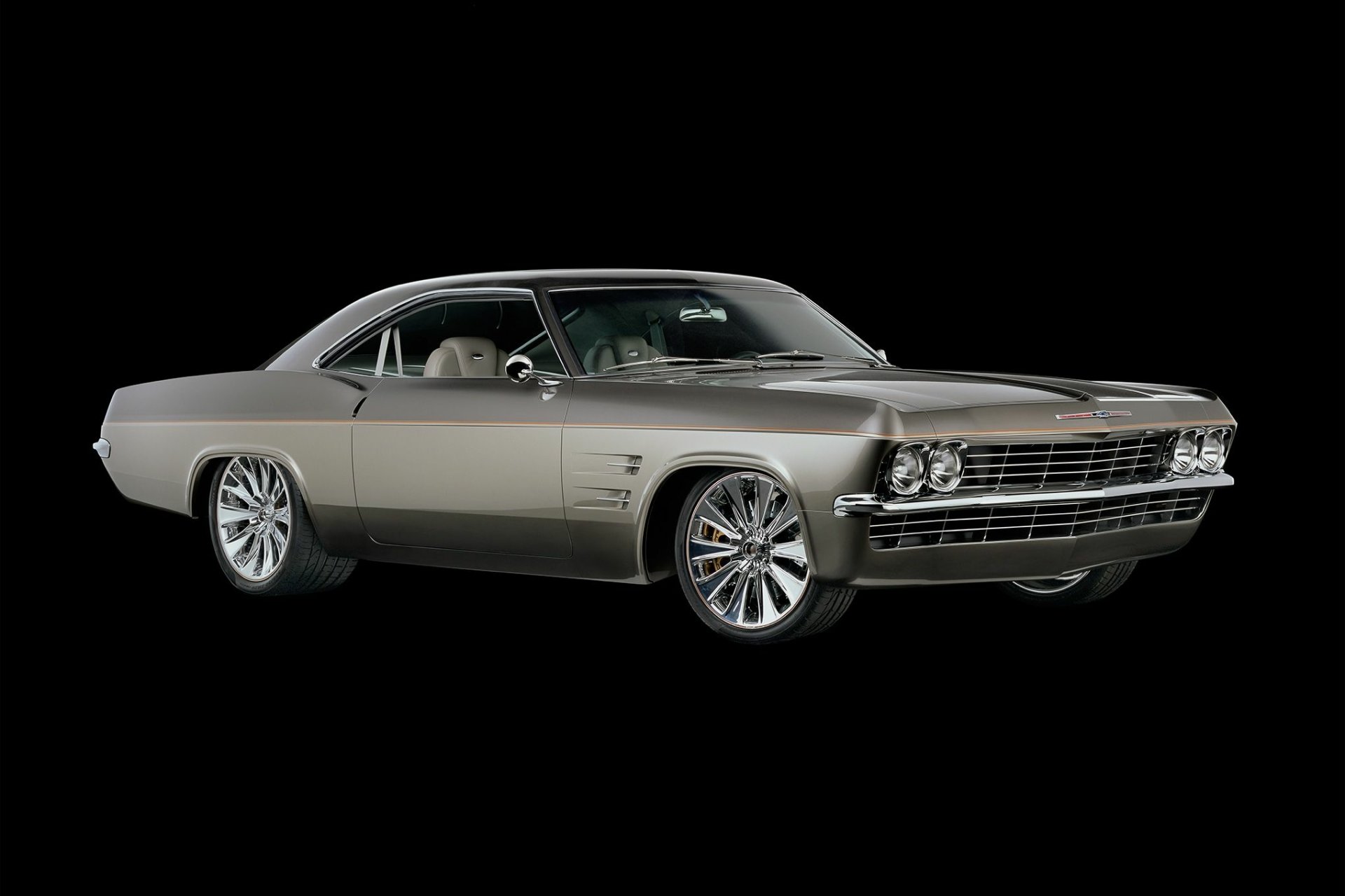 1965 Chevy Impala SS — Sleek Hot Rod Muscle Car HD Wallpaper
