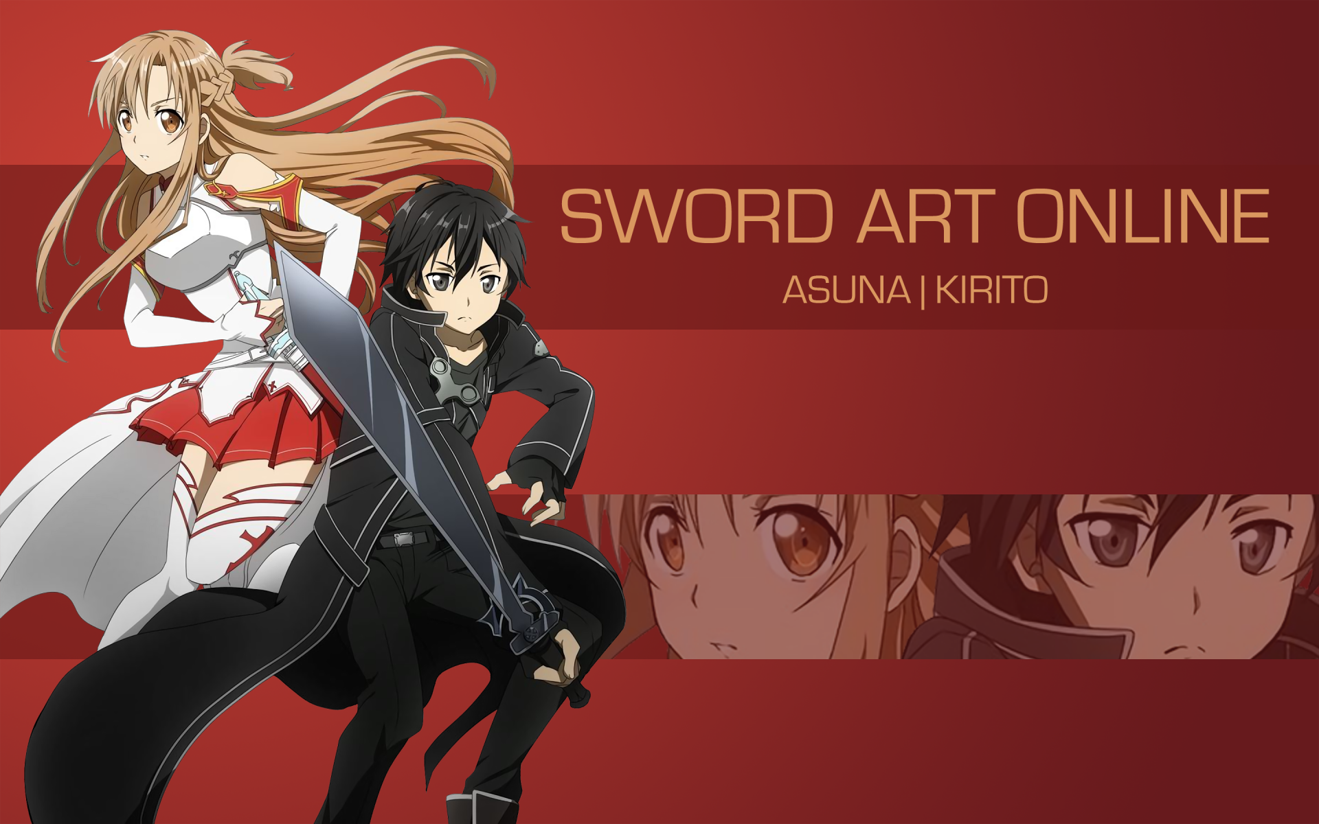 Sword Art Online: Kirito & Asuna — 2K Quad HD Wallpaper by spectralfire234