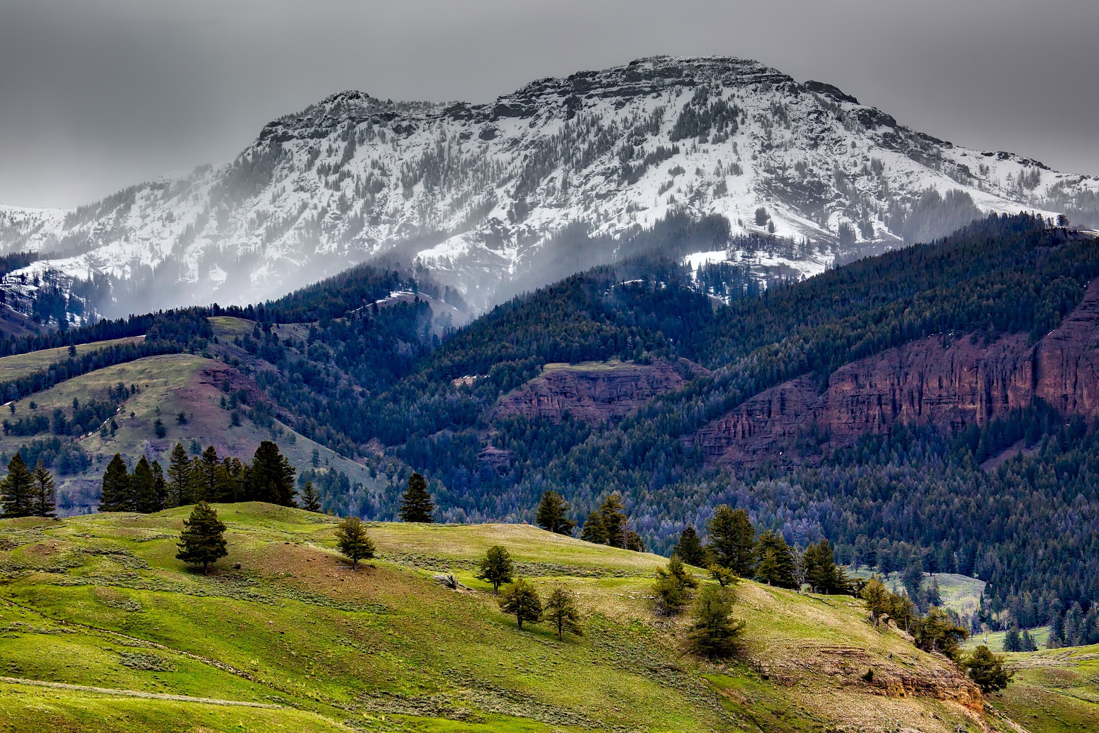 Download Landscape Nature Mountain HD Wallpaper