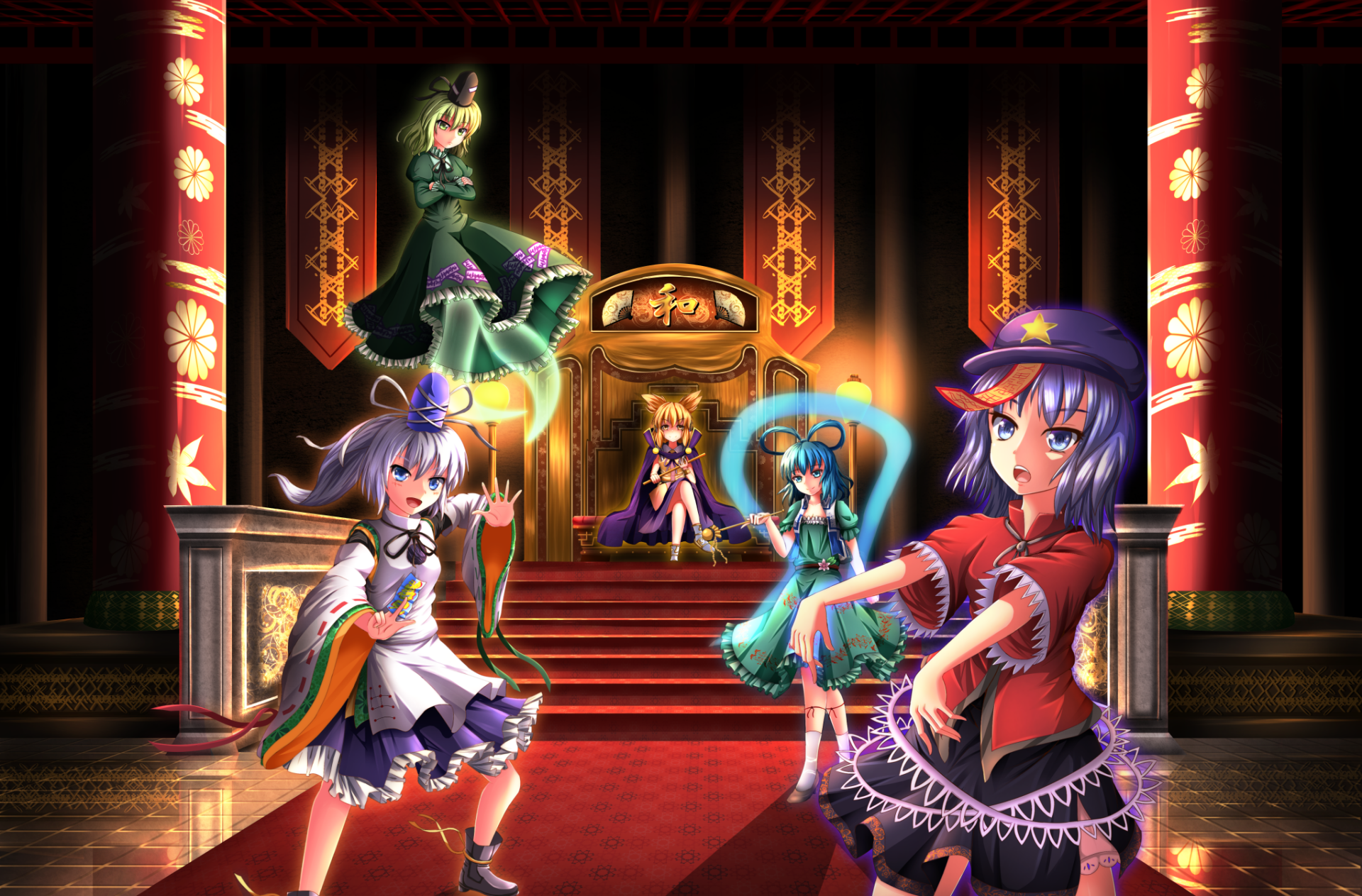 Download Anime Touhou HD Wallpaper