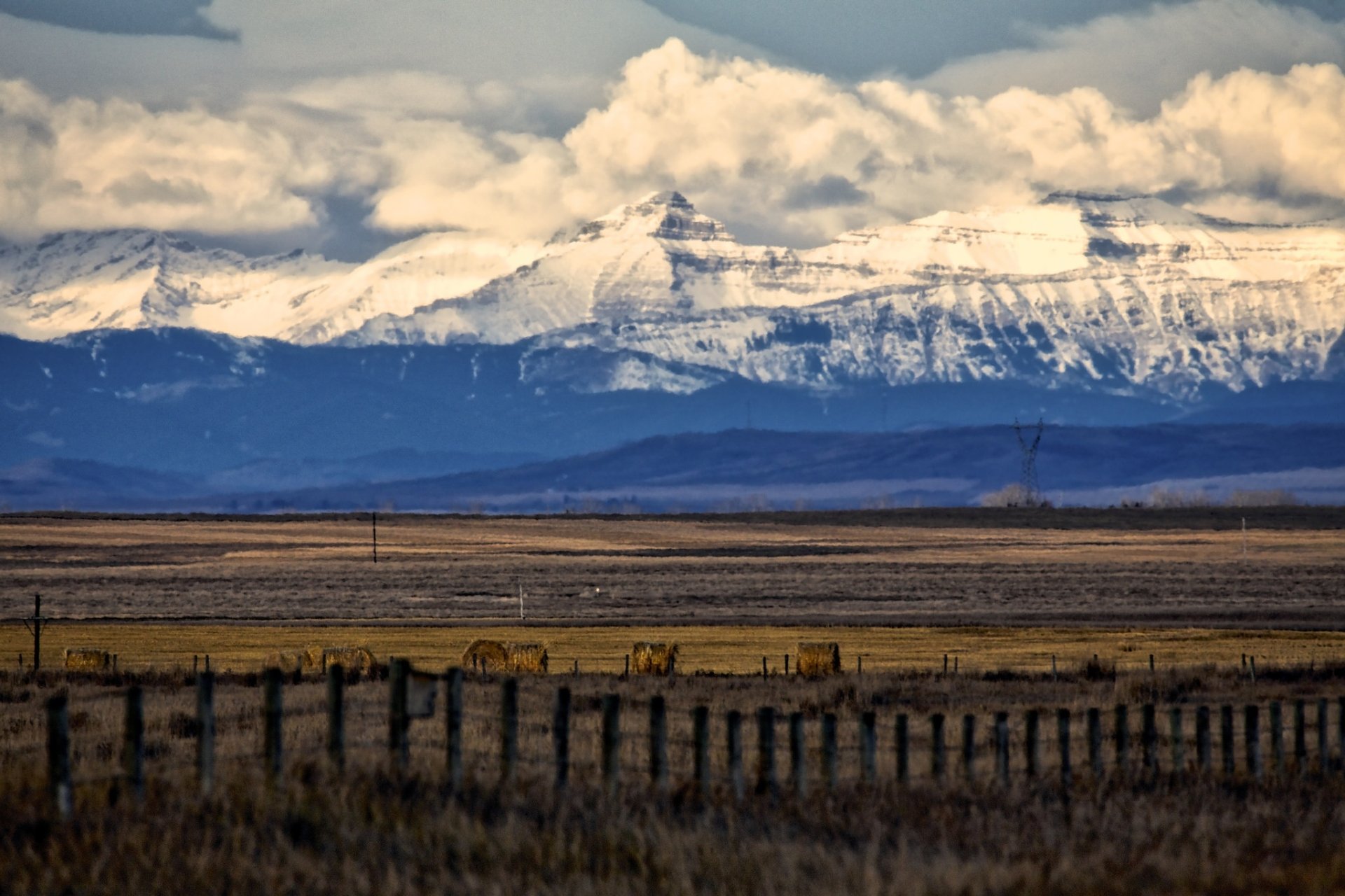 Download Cloud Mountain Field Nature Landscape HD Wallpaper