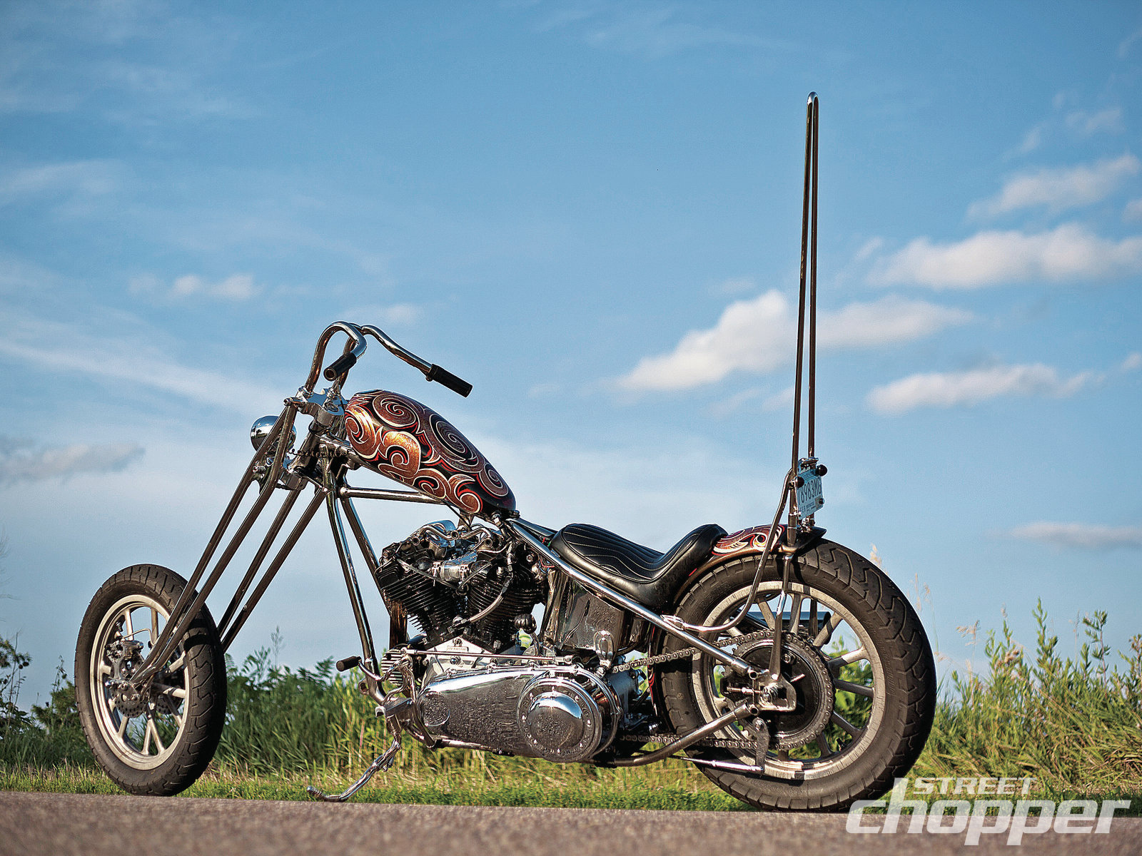 Download Motorcycle Vehicle Chopper Wallpaper