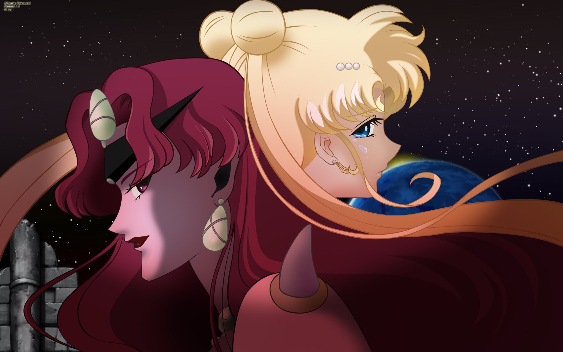 Sailor Moon HD Wallpaper: Cosmic Duality in Stunning Anime Art ...