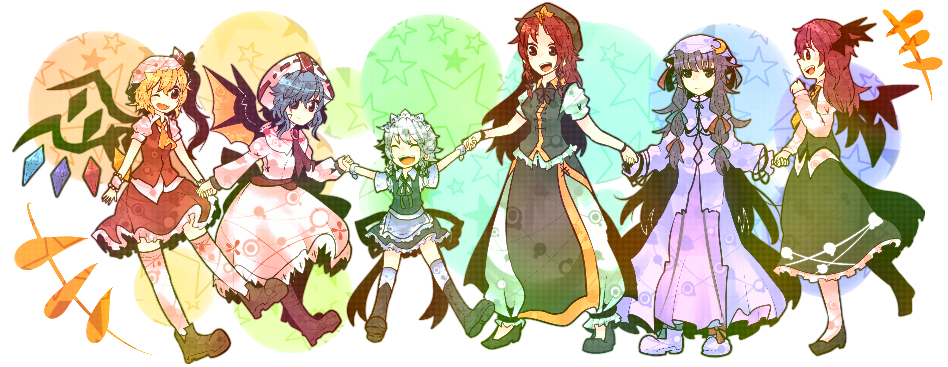 Download Koakuma (Touhou) Patchouli Knowledge Hong Meiling Sakuya ...