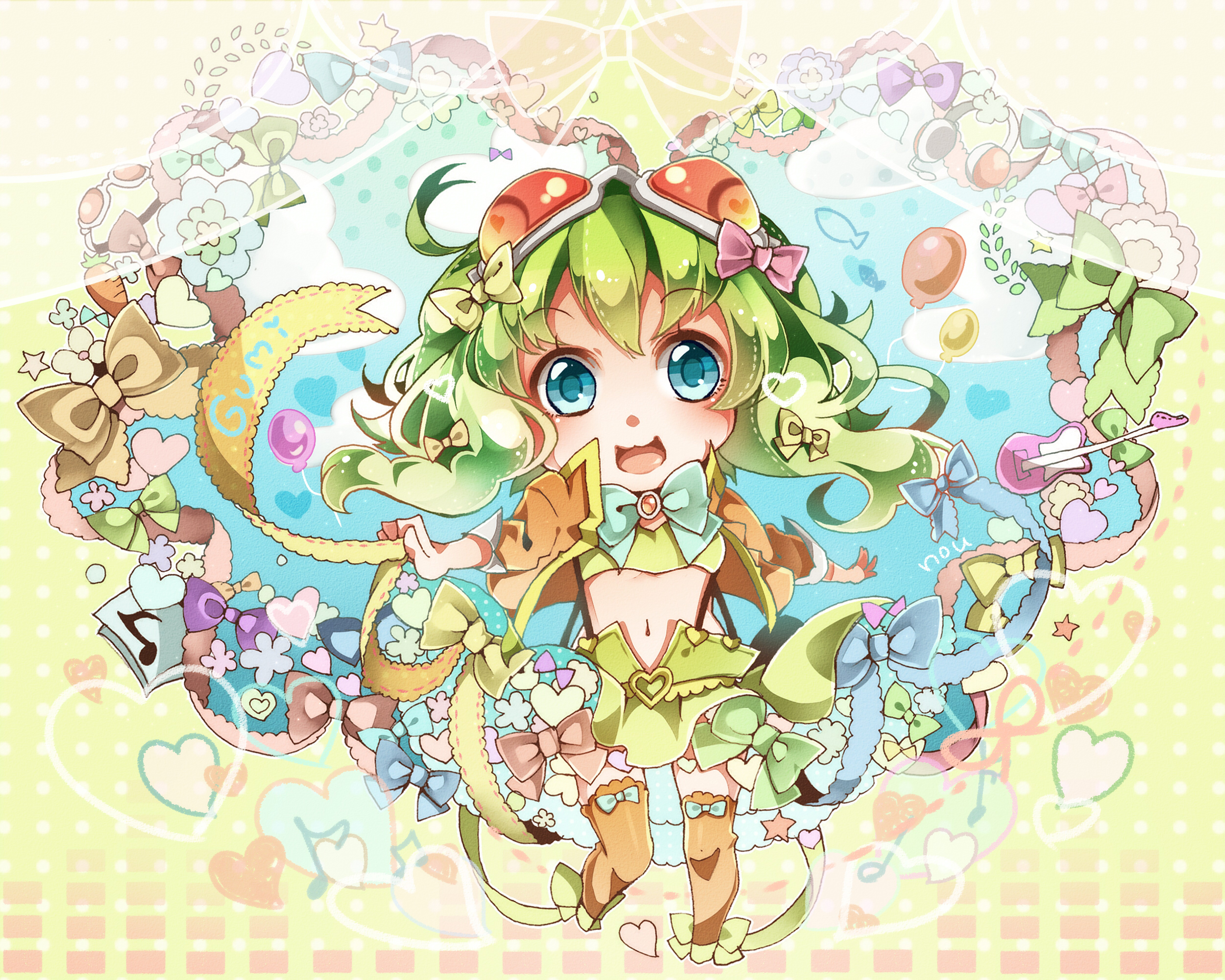 Vocaloid Gumi Chibi I Wanna Megpoid The Music Delicious Fruit