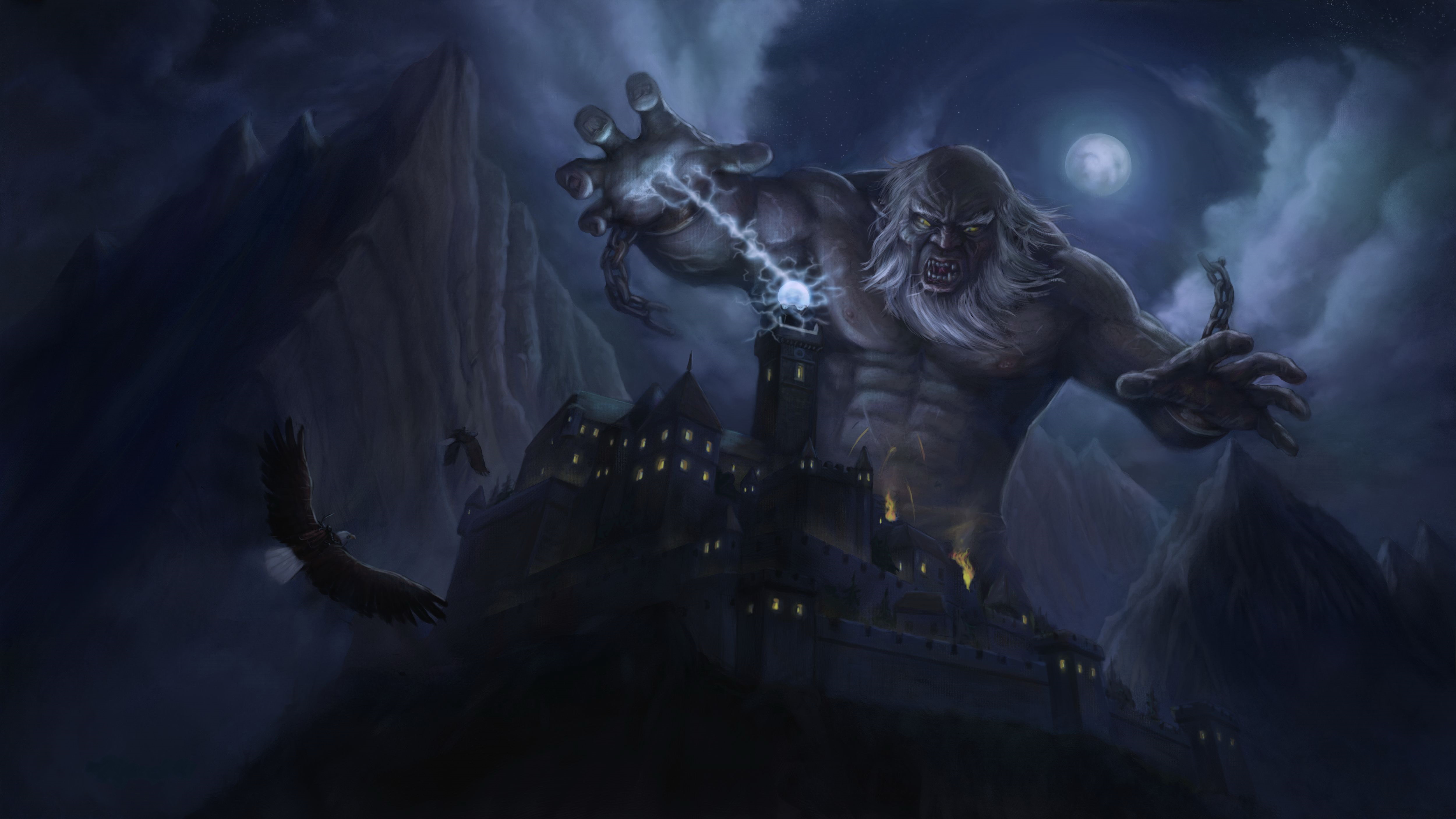 Demon Eagle Wallpaper