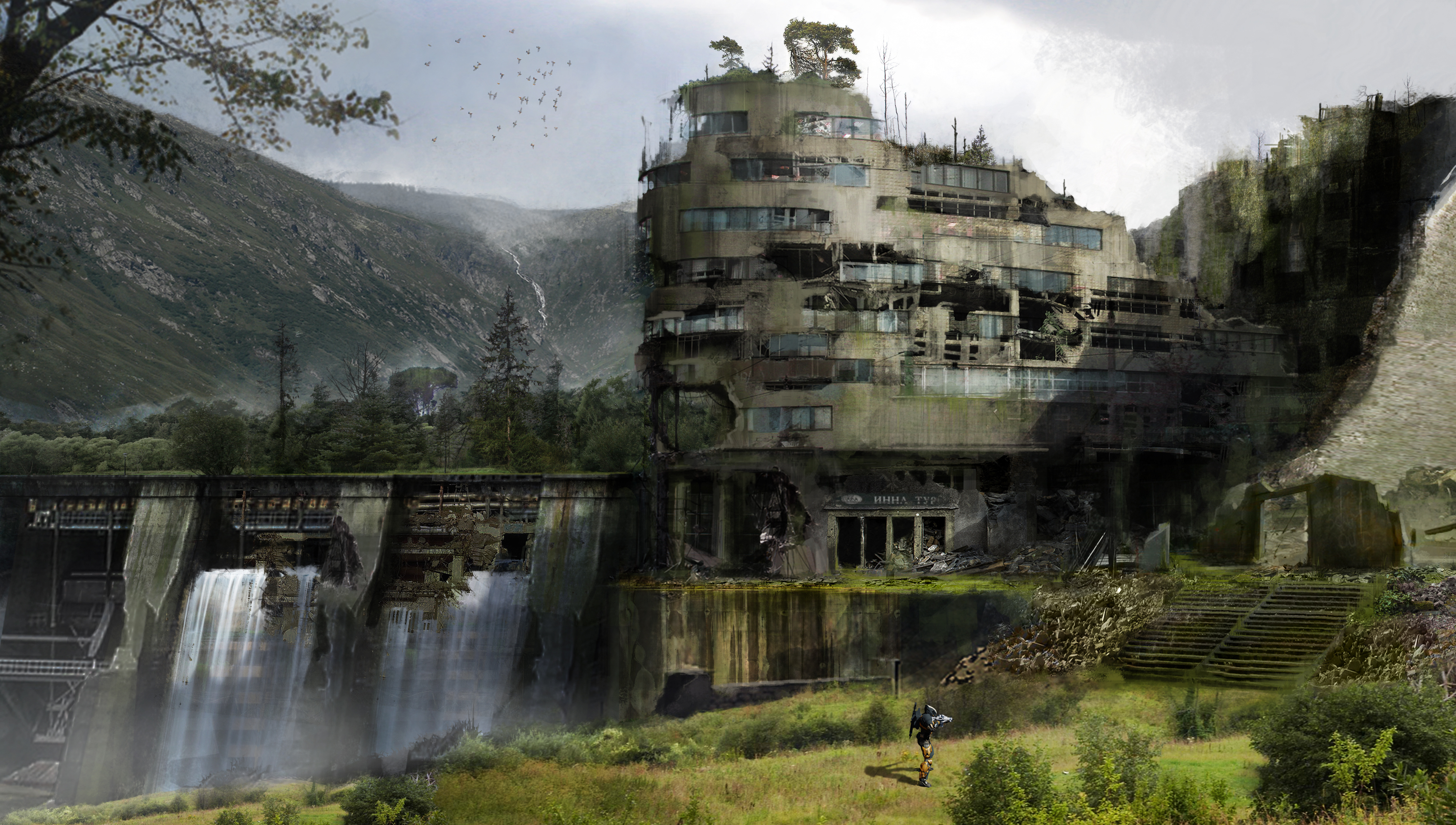 Download Ruin Building Destiny (Video Game) Video Game Destiny HD Wallpaper