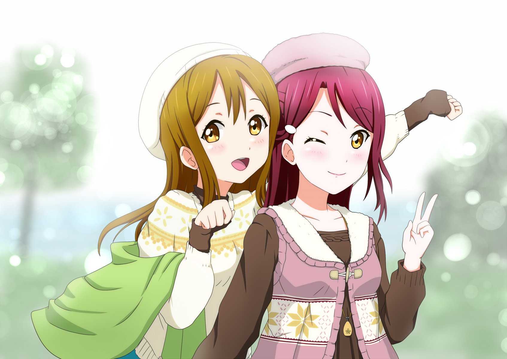 Download Hanamaru Kunikida Riko Sakurauchi Anime Love Live! Sunshine ...