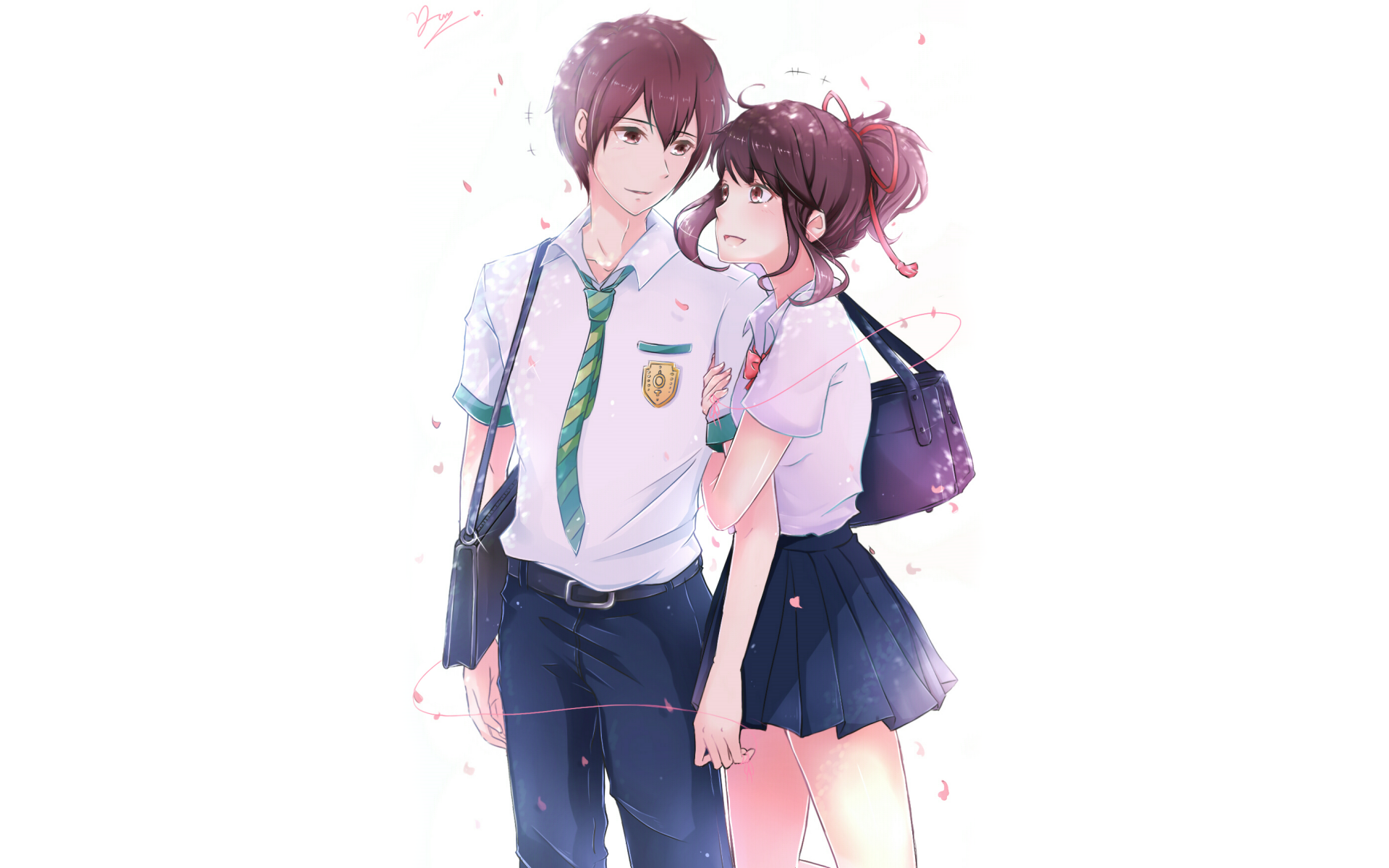 Download Your Name. Taki Tachibana Mitsuha Miyamizu Anime HD Wallpaper