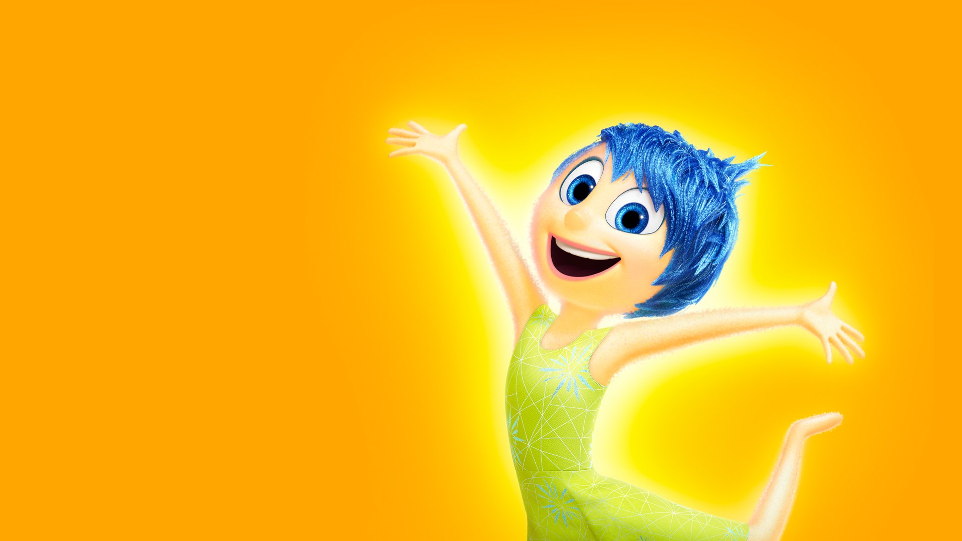 Joy from Inside Out – Vibrant HD Movie Wallpaper