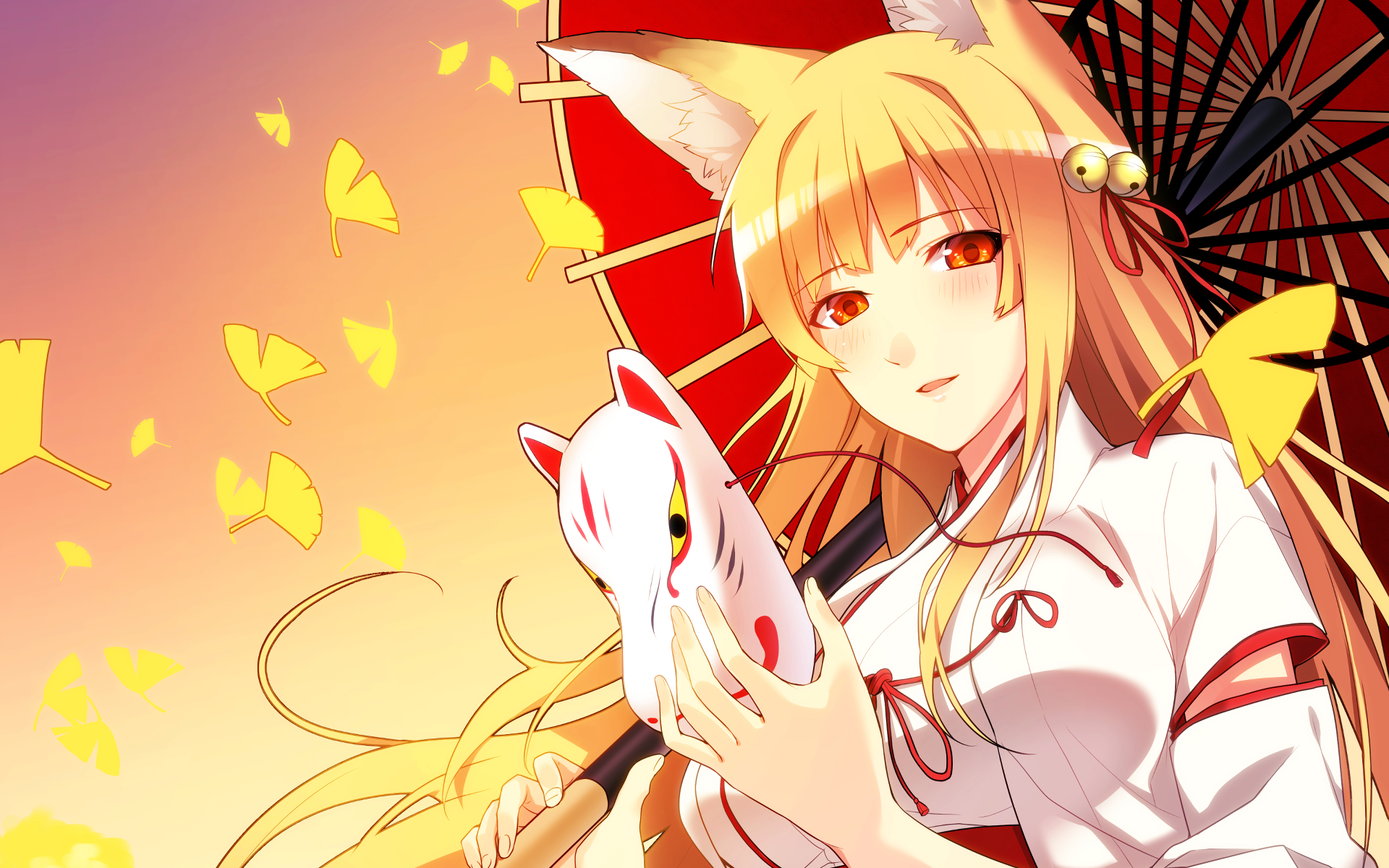 Descargar Anime 1920x1200 Anime Girl And Koi Fish Wallpaper Anime