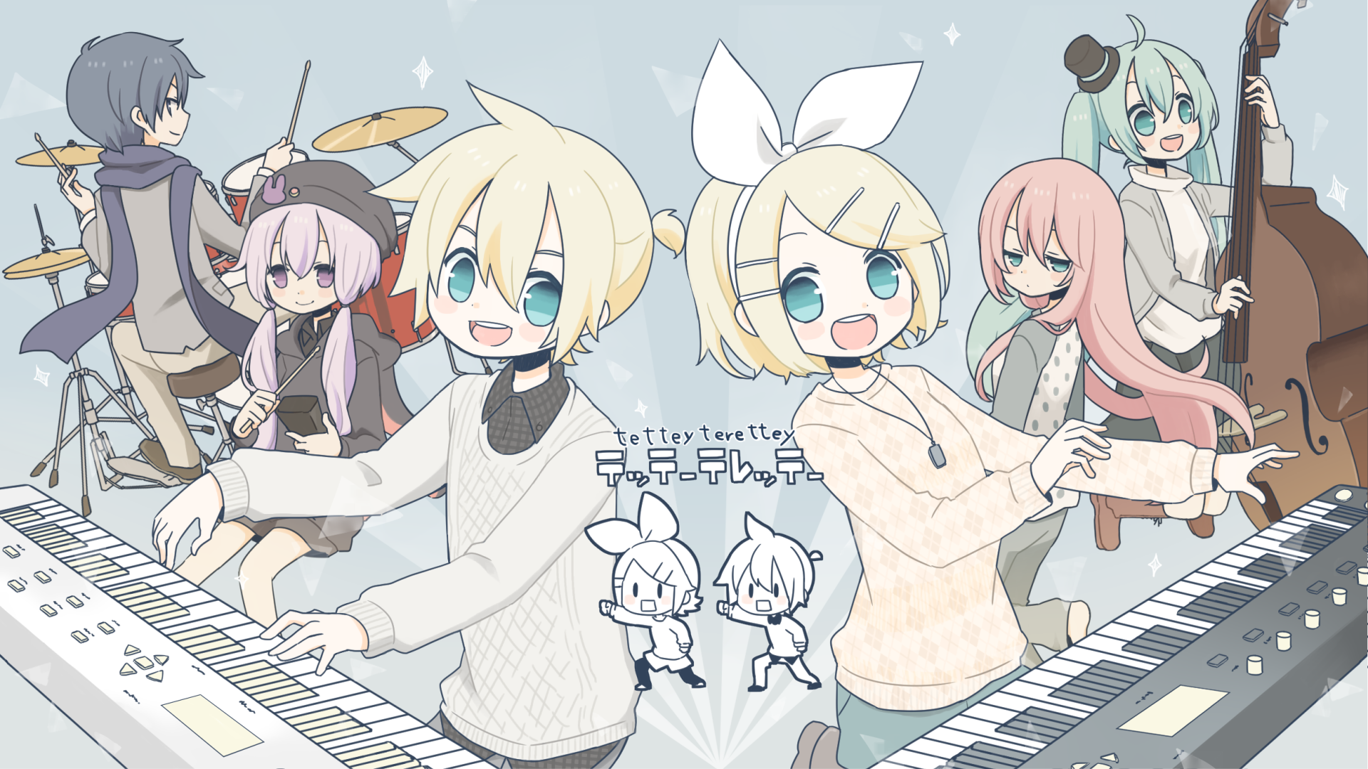 Download Kaito (Vocaloid) Yuzuki Yukari Len Kagamine Rin Kagamine Luka ...