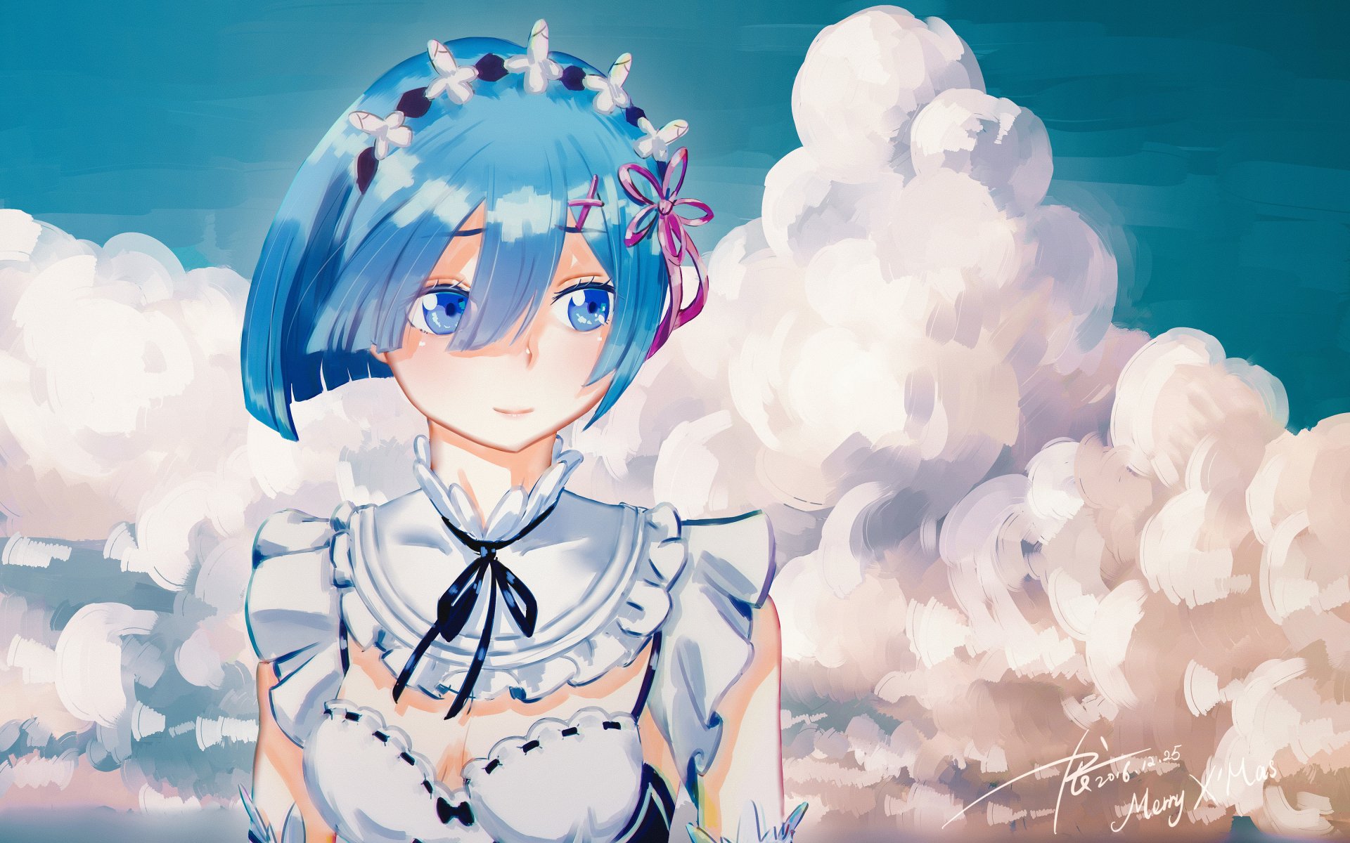 4K Ultra HD Rem from Re:Zero – Stunning Anime Wallpaper