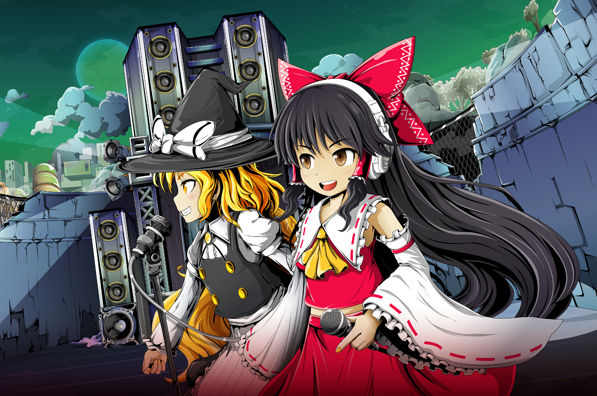 Download Anime Touhou HD Wallpaper