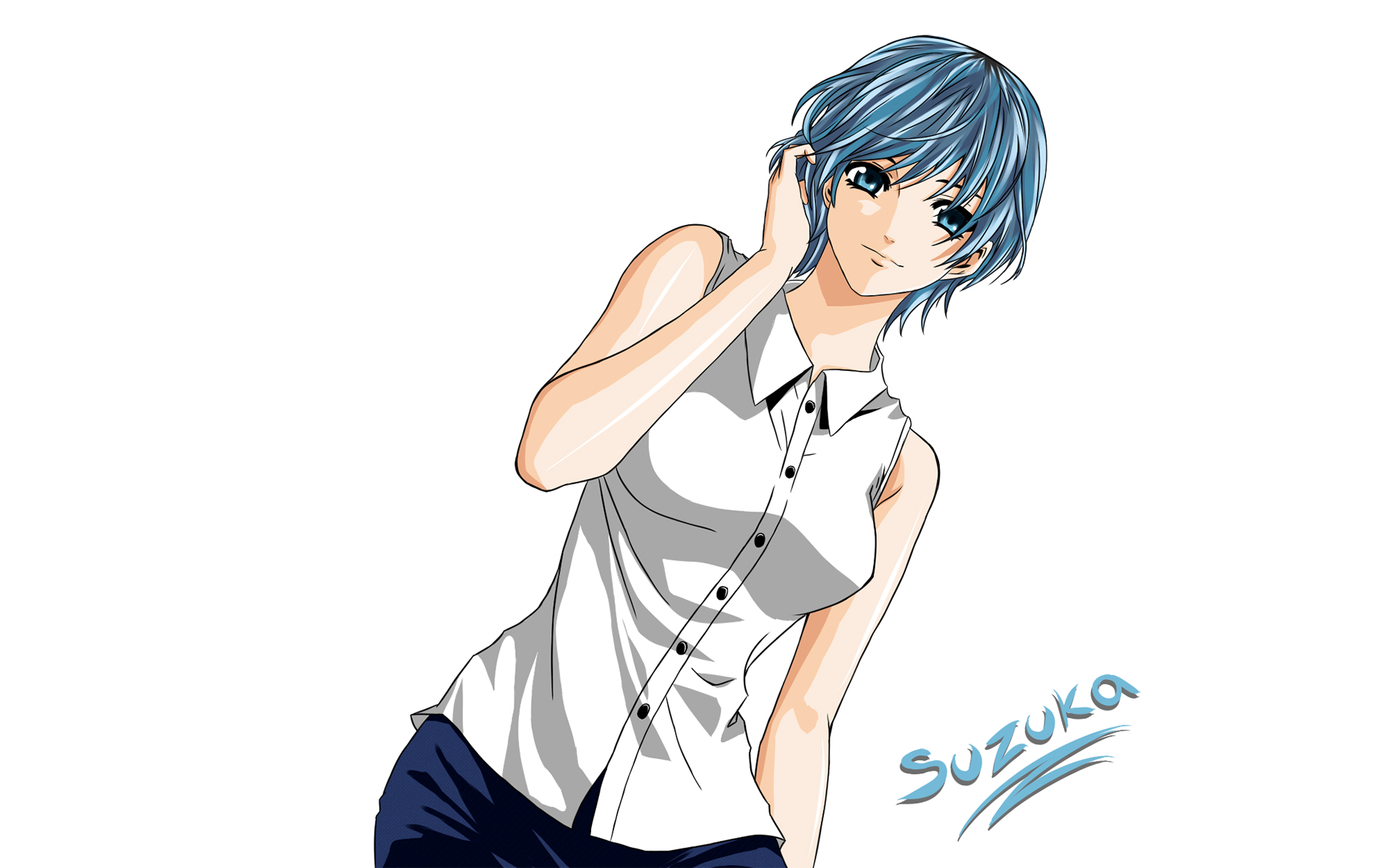 HD Anime Wallpaper: Fuuka Akitsuki Stylish Portrait | 1920x1200 ...