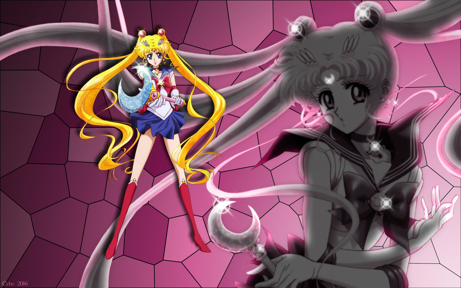 Sailor Moon HD Anime Wallpaper: Magical Lunar Warrior Shine | 1920x1200 ...