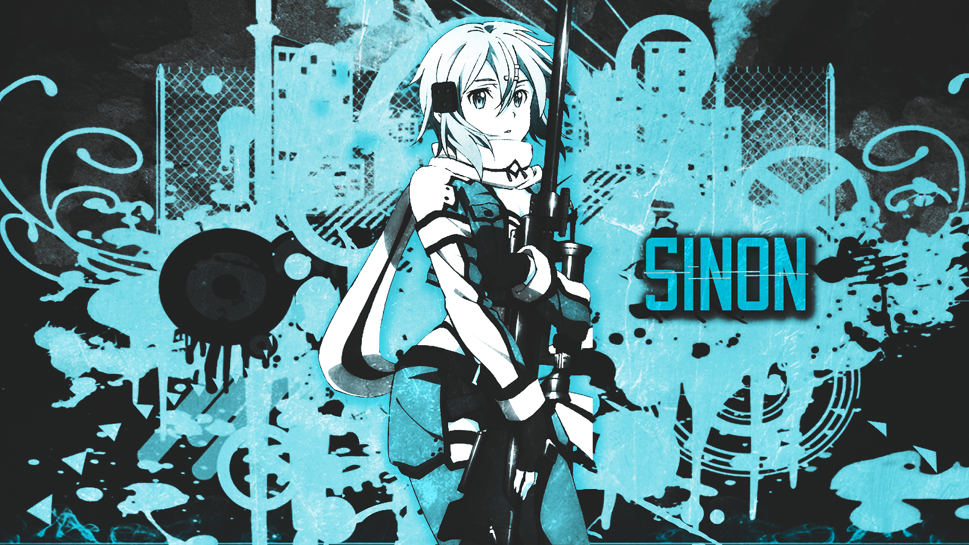 Download Shino Asada Anime Sword Art Online II HD Wallpaper