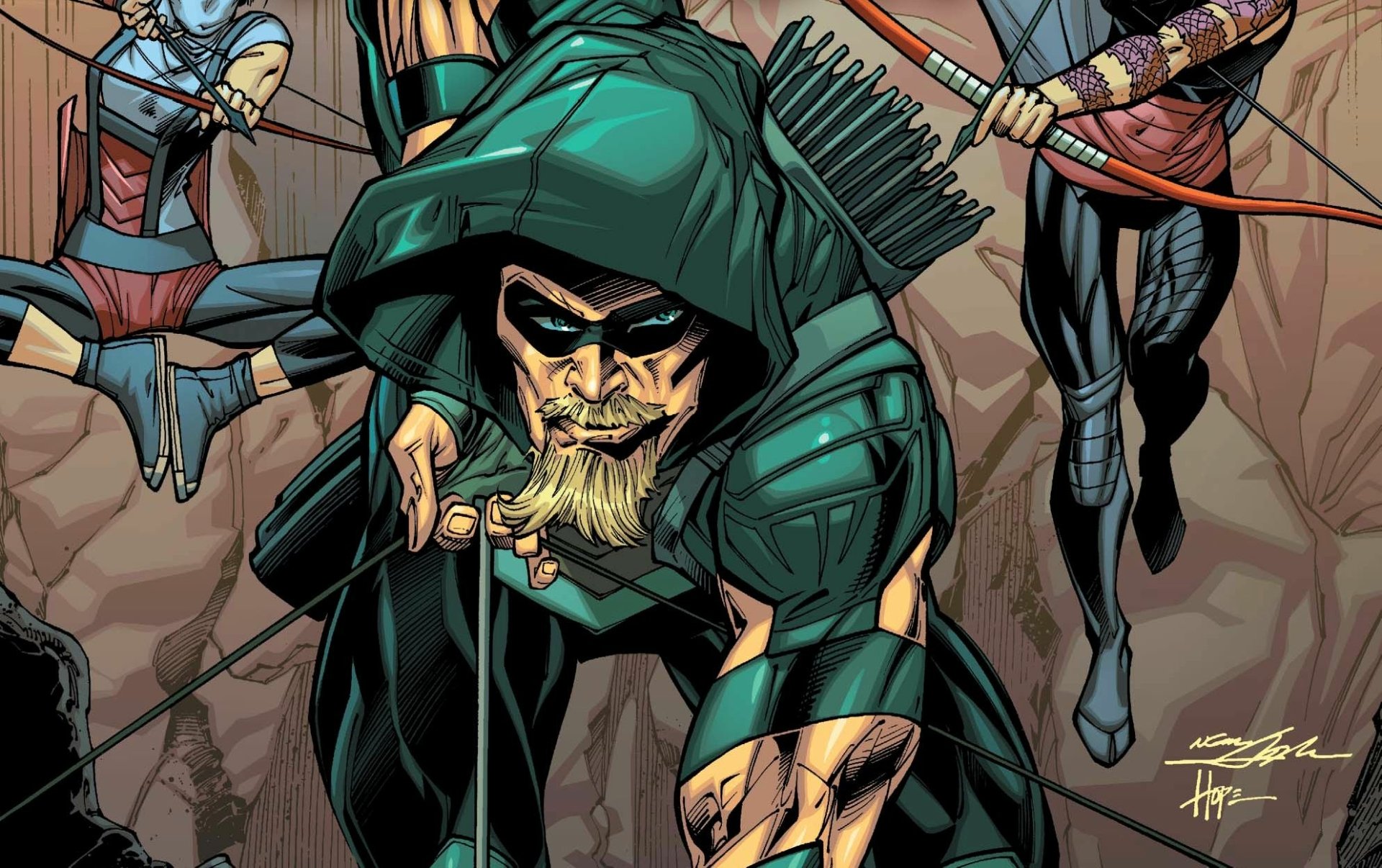 Download Comic Green Arrow HD Wallpaper