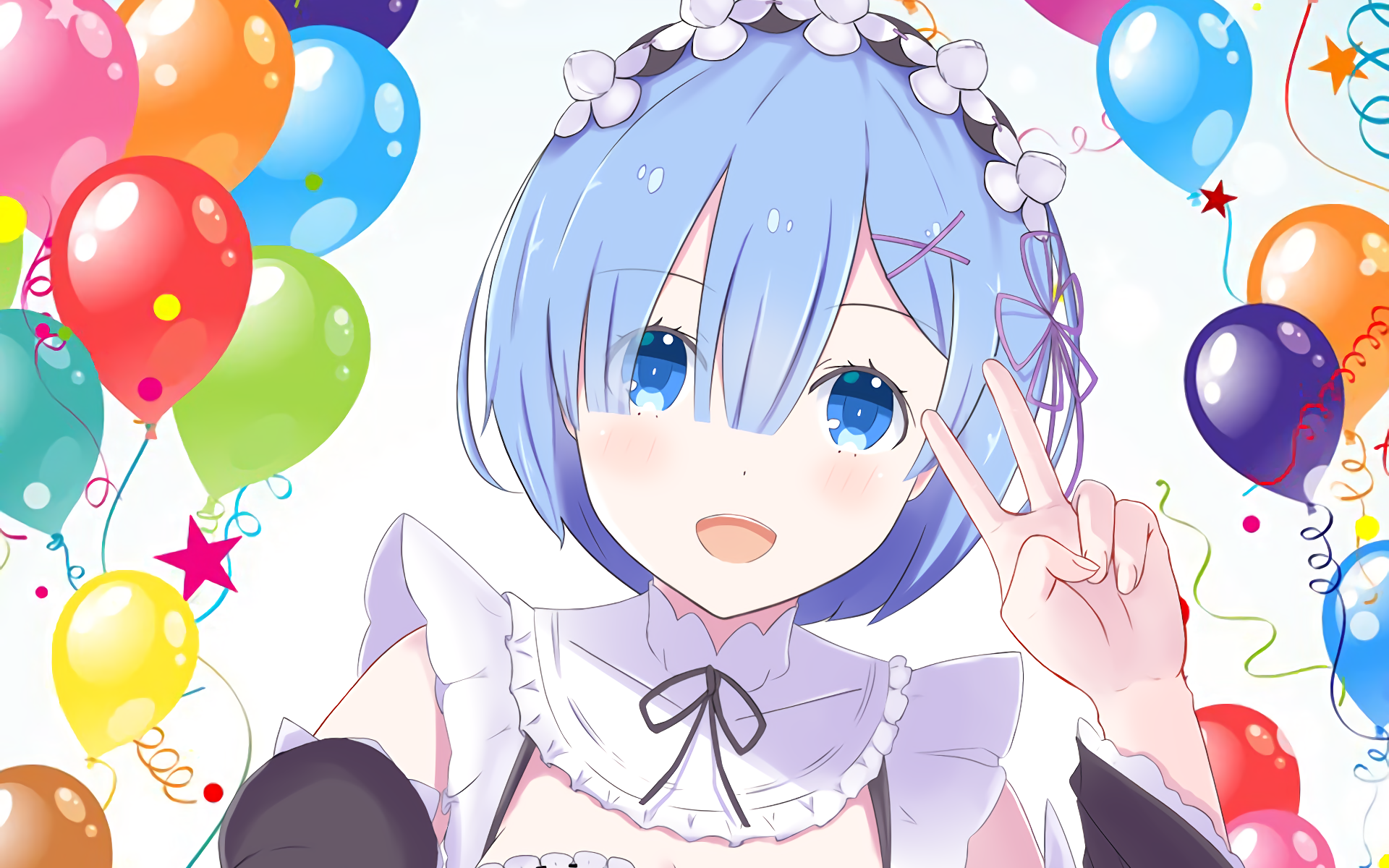 Rem Party HD Wallpaper