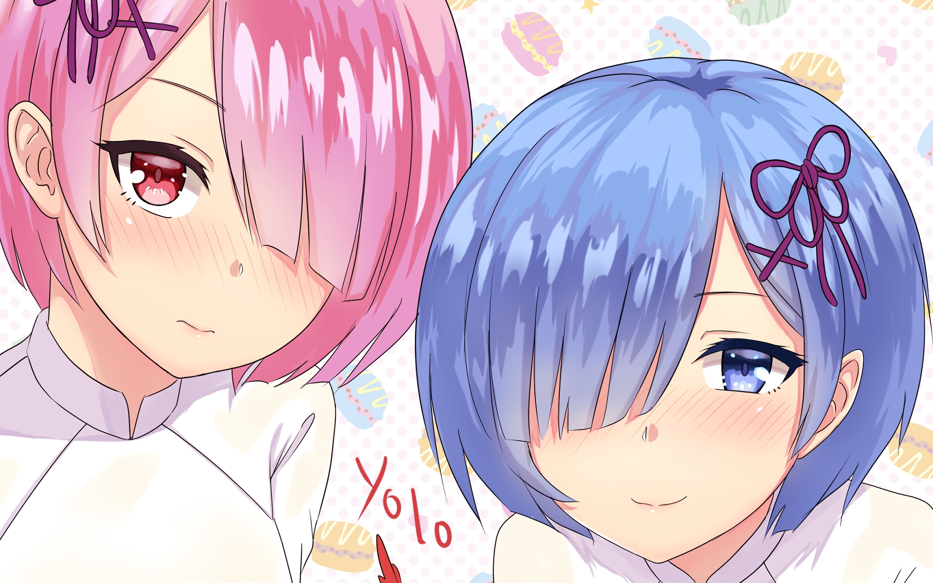 Re:ZERO Ram and Rem HD Wallpaper | 1920x1200 | Wallpaper Abyss