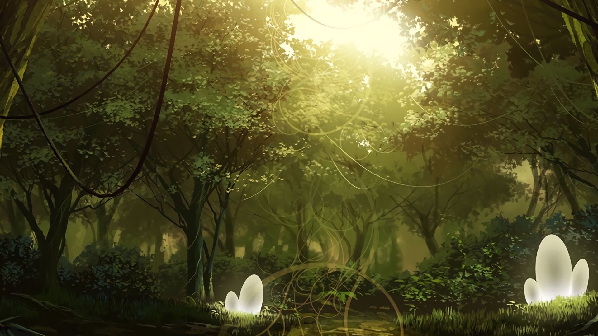 Sword Art Online Enchanted Forest HD Wallpaper