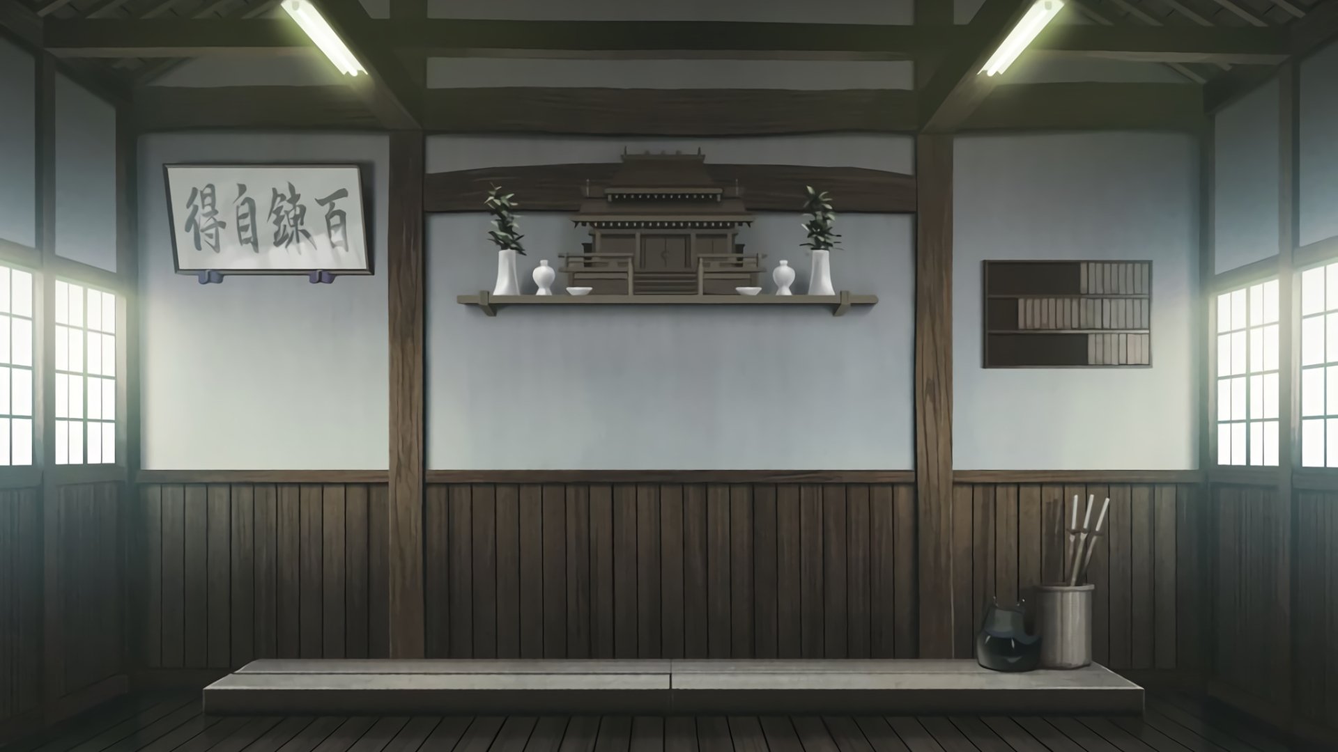 Sword Art Online HD Anime Wallpaper: Serene Dojo Interior Scene ...