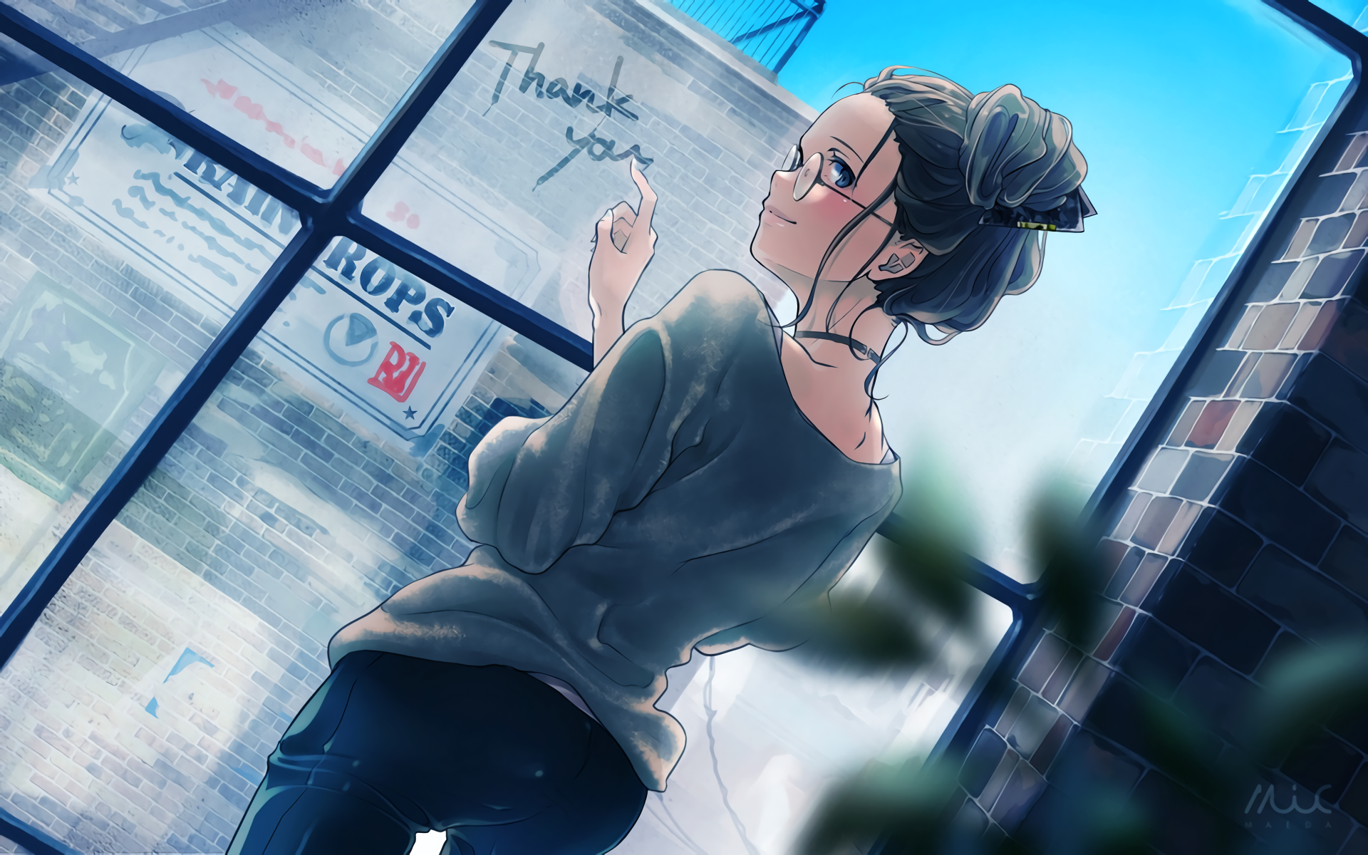 Original Anime Serenity: HD Wallpaper Moment of Thanks | 1920x1200 ...