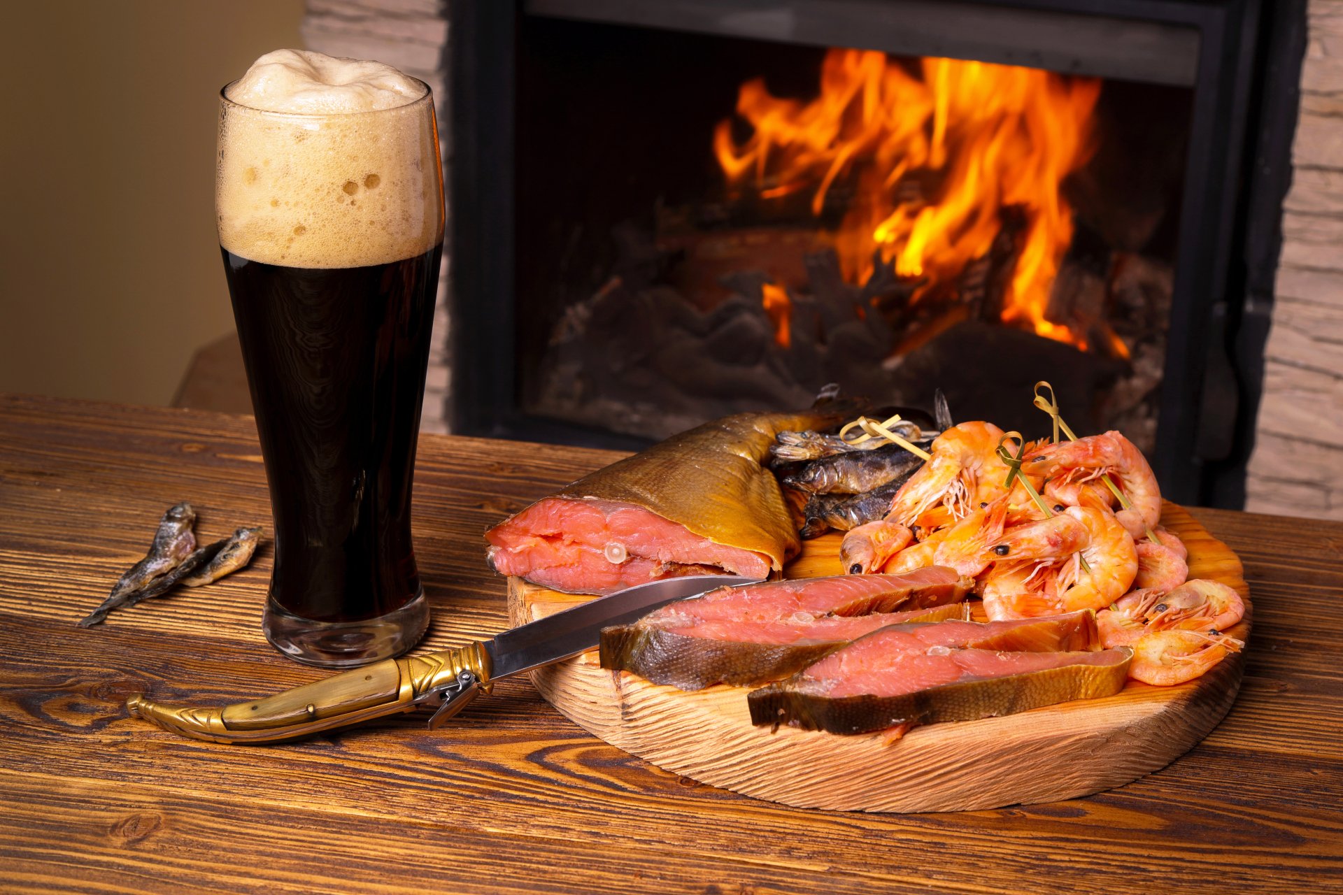 Smoky Seafood & Stout — 4K Ultra HD Still Life | 5115x3410 | Wallpaper ...