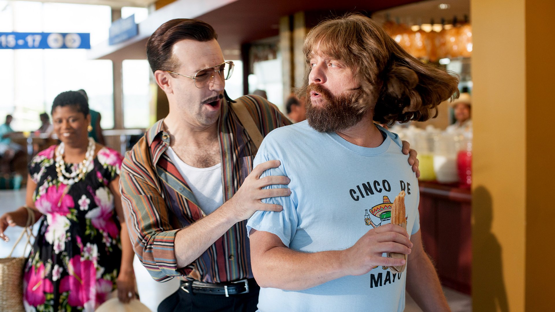 Download Jason Sudeikis Zach Galifianakis Movie Masterminds HD Wallpaper