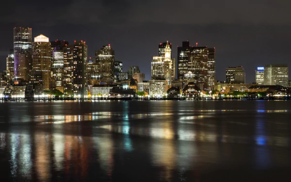 Download HDR Building Harbor Massachusetts City Man Made Boston 4k ...