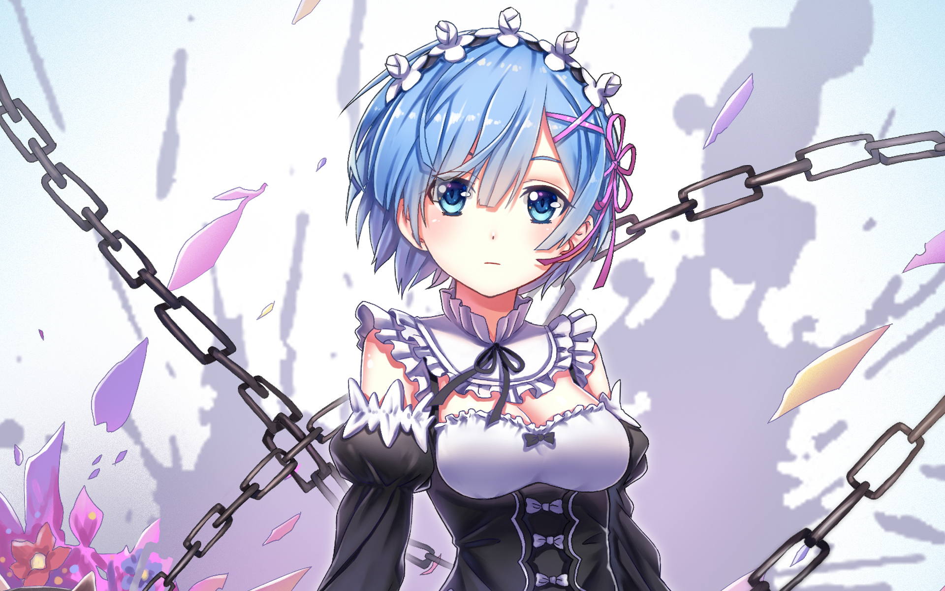 Rem - Blue Haired Beauty: Re:Zero HD Wallpaper