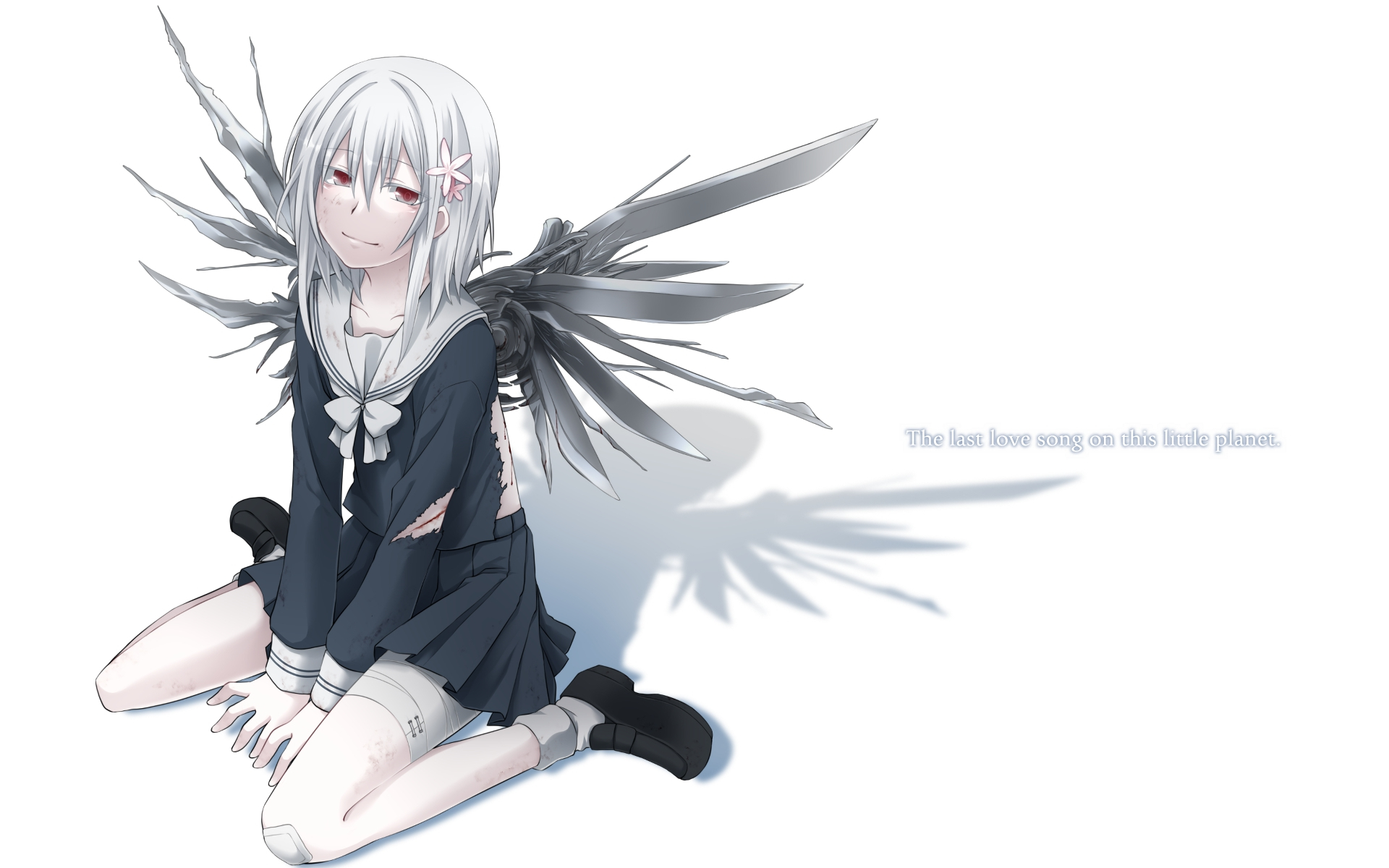 Ripped Angel Wings Anime