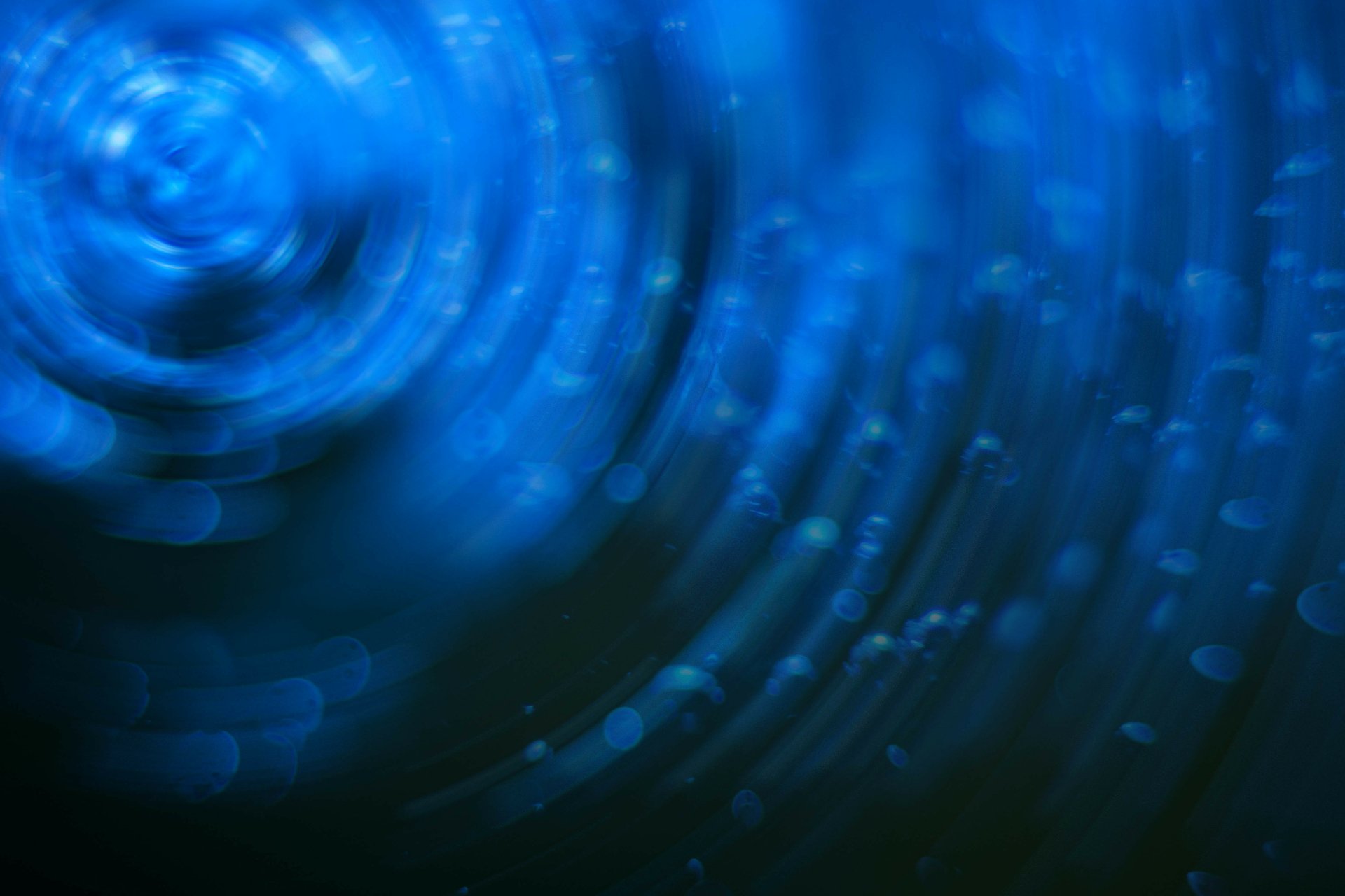 Download Circle Bubble Abstract Blue Abstract Blue 4k Ultra HD Wallpaper