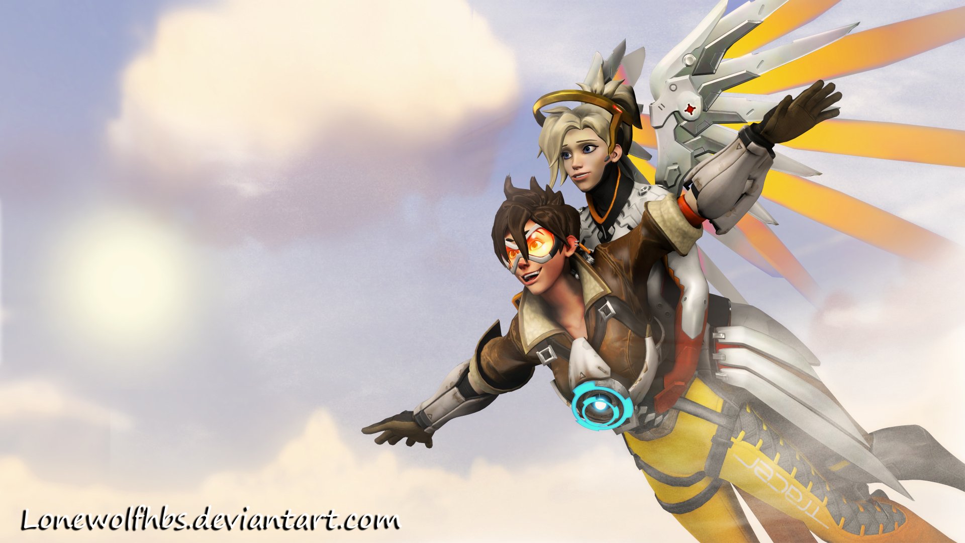 Download Mercy (Overwatch) Tracer (Overwatch) Video Game Overwatch 4k ...