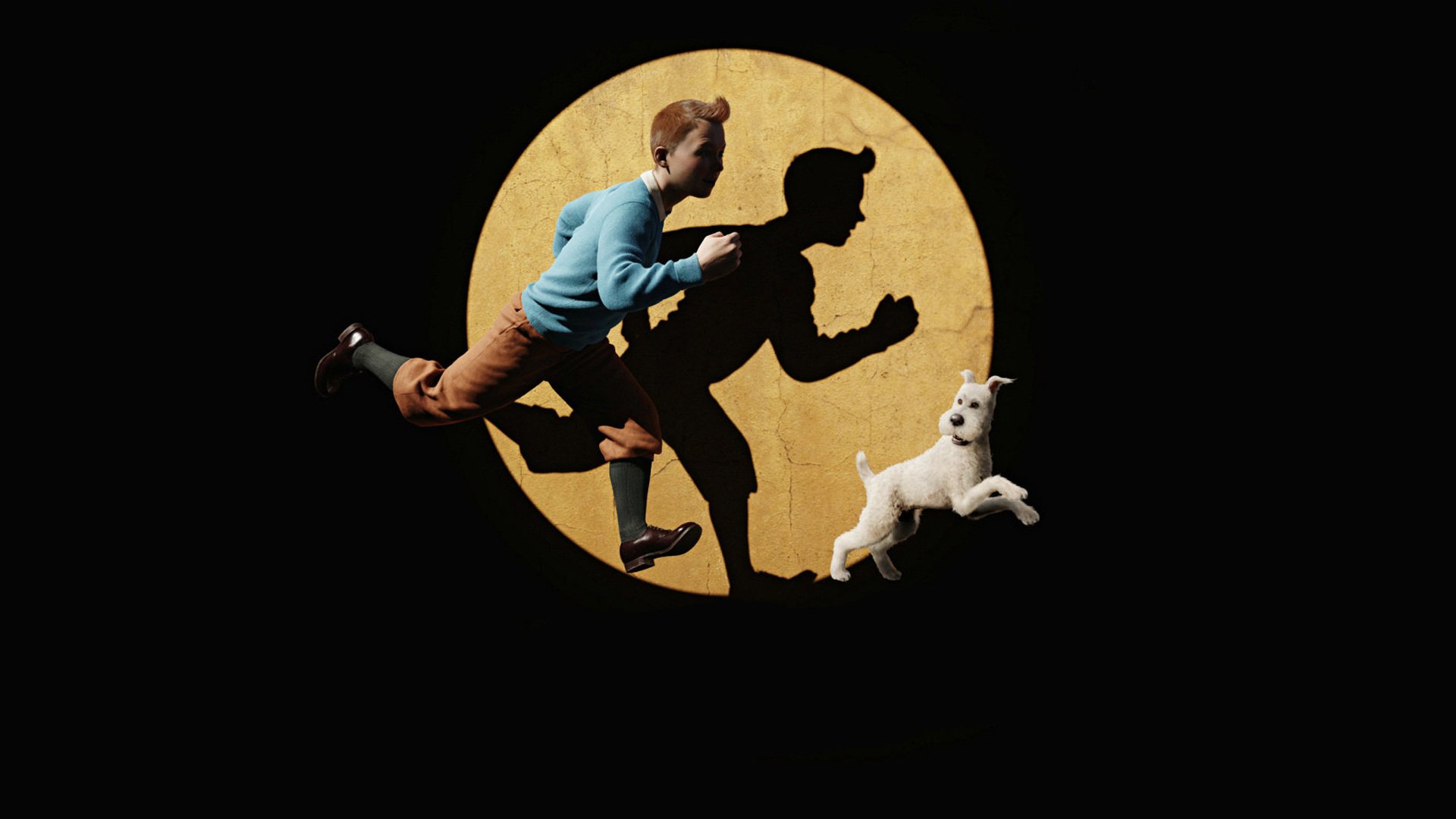 The Adventures of Tintin HD Movie Wallpaper – Iconic Shadow Run