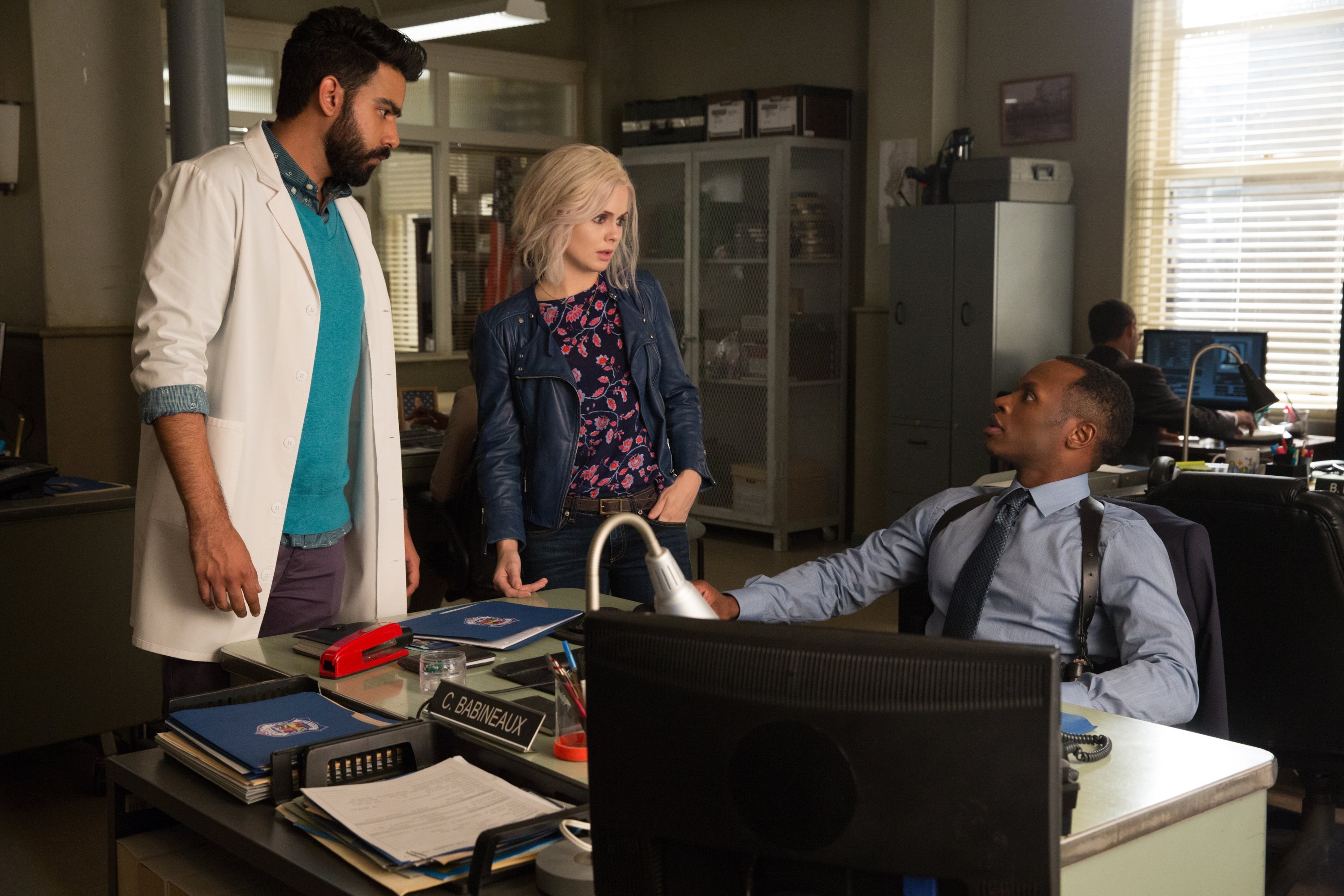 iZombie, Liv Moore, Dr. Ravi Chakrabarti and Clive Babineaux