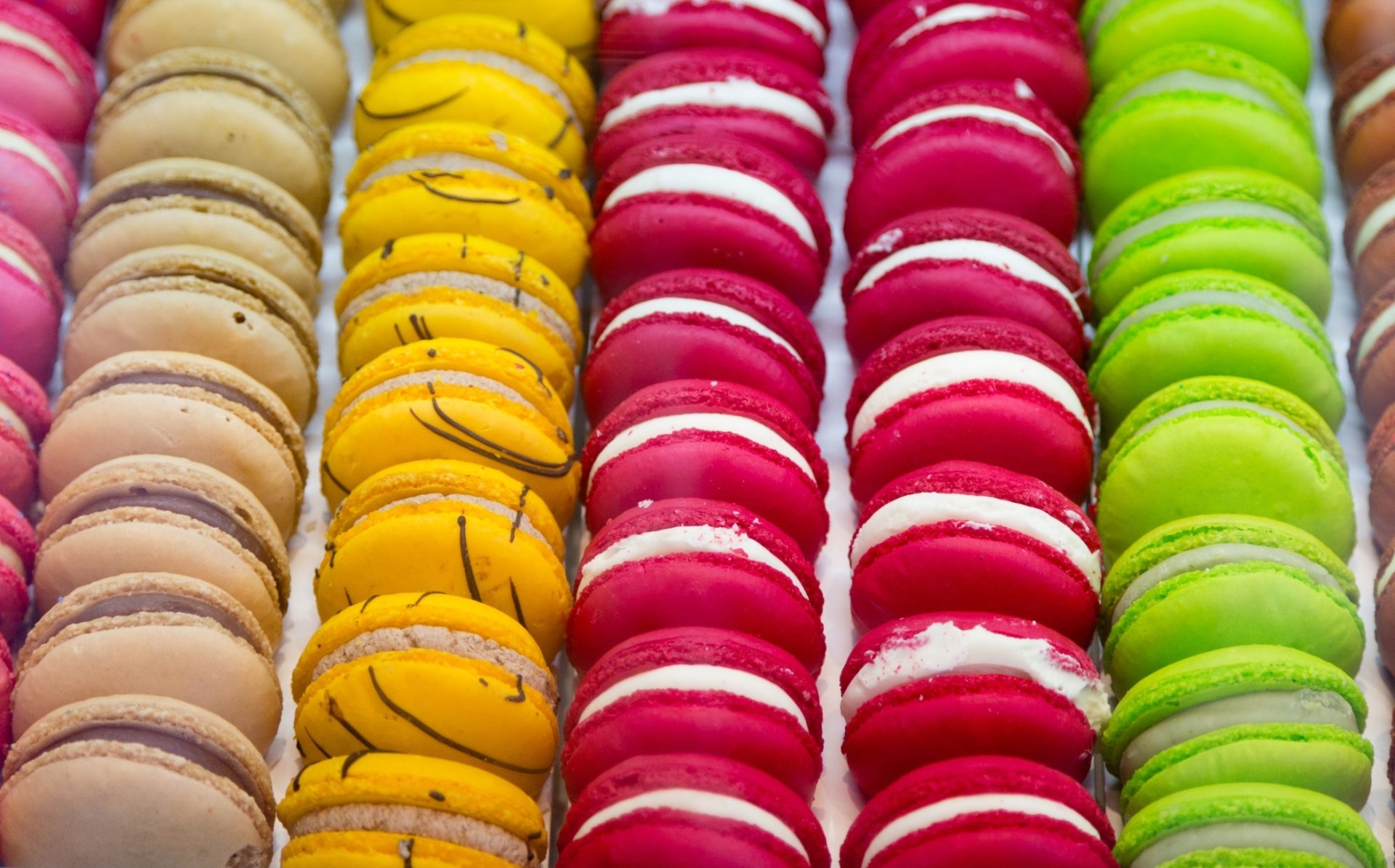 Vibrant Macaron Delight: Colorful Sweets in HD Wallpaper | 2100x1308 ...