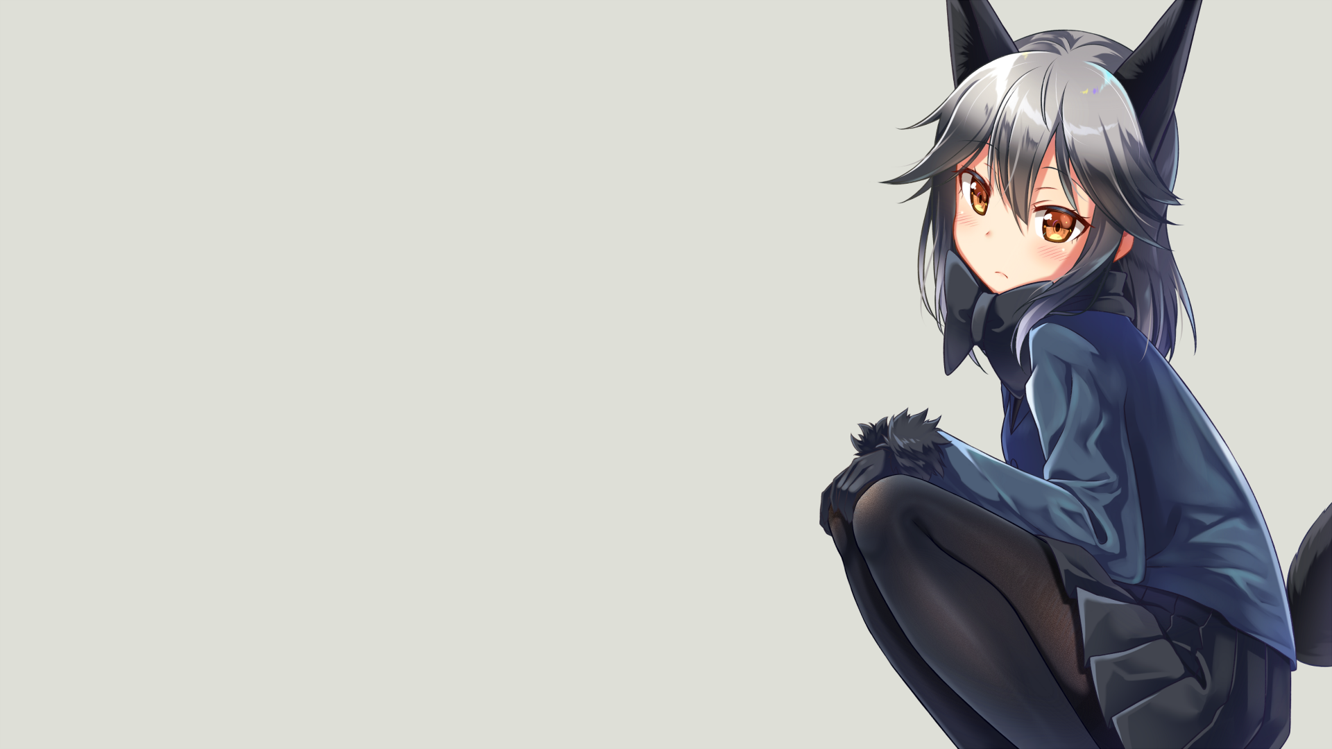 Silver Fox from Kemono Friends - Stunning Anime HD Wallpaper