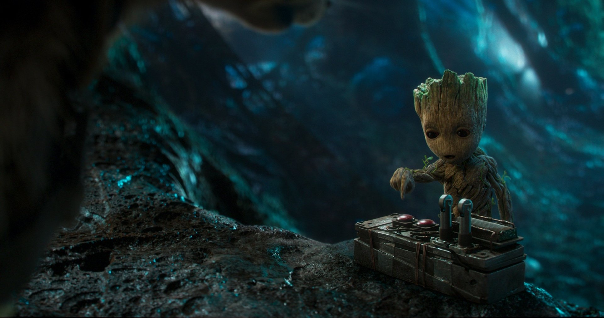 Groot in Action - Guardians of the Galaxy Vol. 2 HD Wallpaper