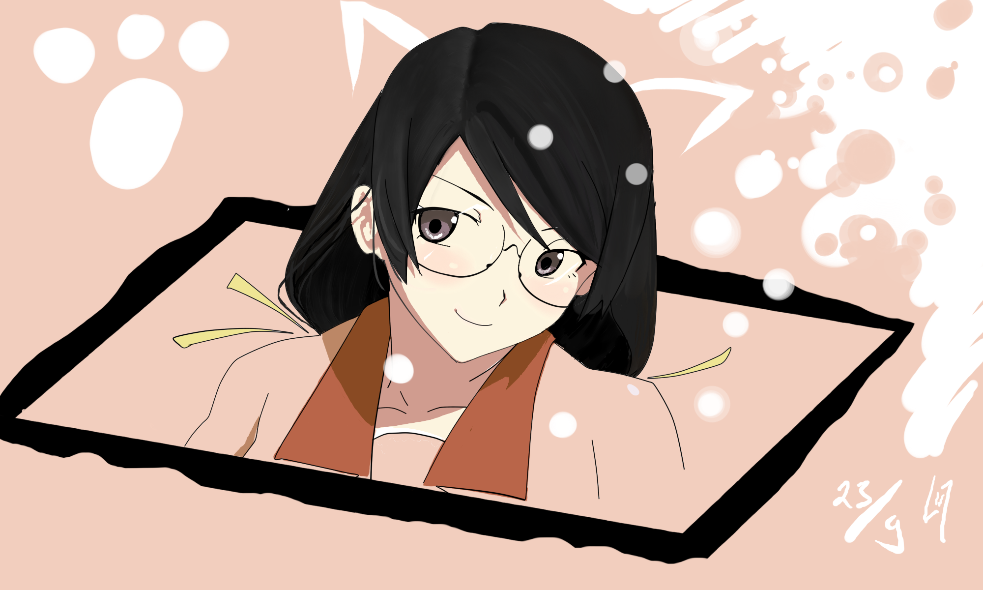 Hanekawa Tsubasa Wallpaper Wallpaper : Monogatari Series, Anime Girls,