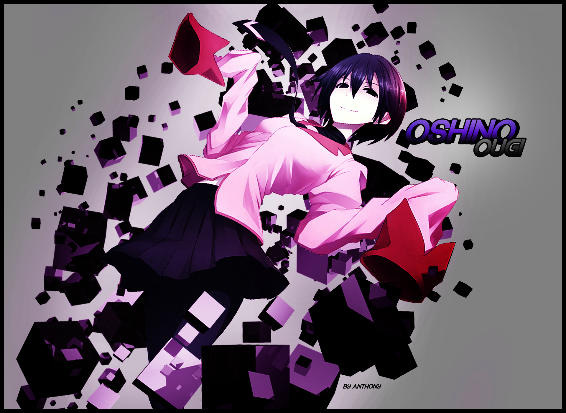 Download Ougi Oshino Anime Monogatari (Series) HD Wallpaper