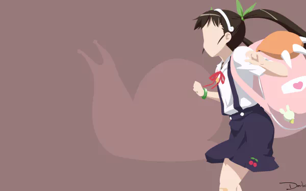 Download Mayoi Hachikuji Cute Snail Bakemonogatari Anime Monogatari ...